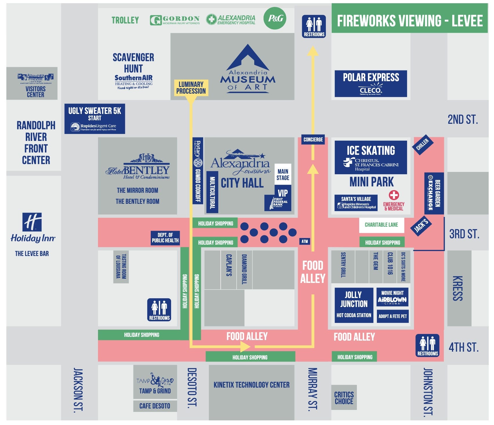 Find out where the fun is with Alex Winter Fete map