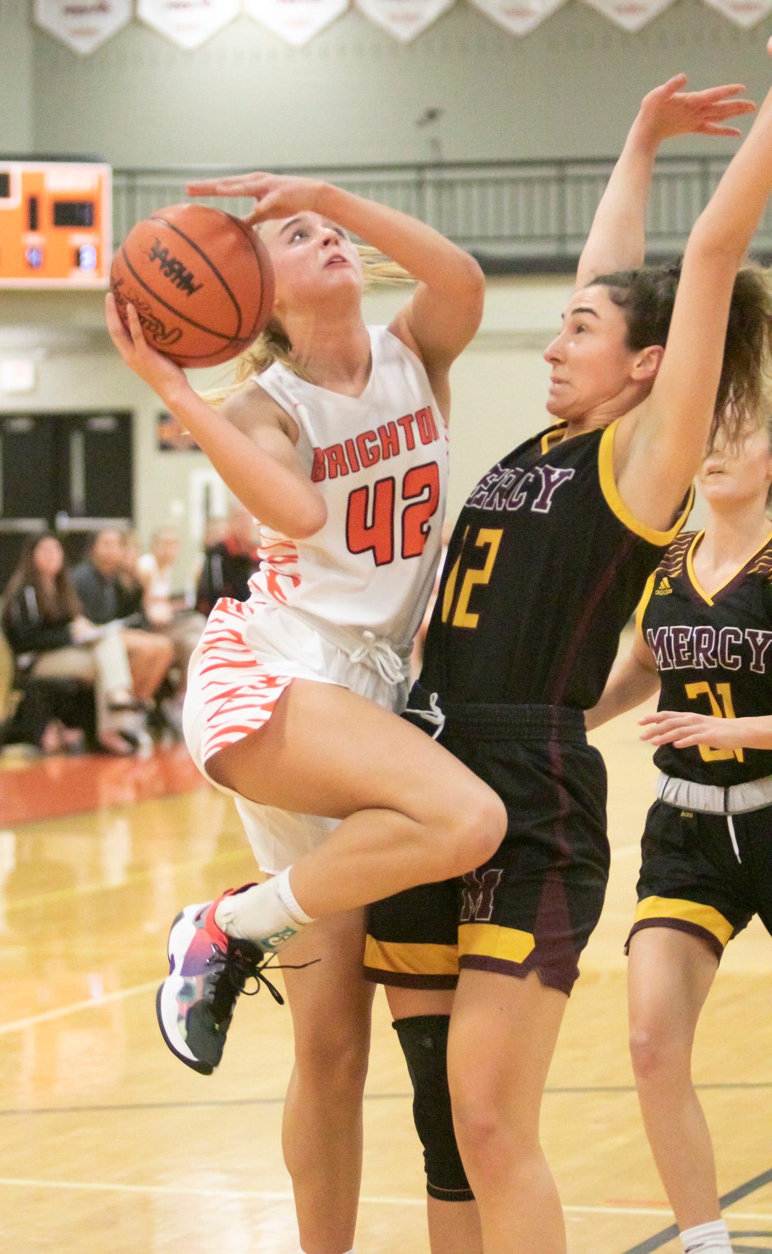 Brighton defense hands Mercy largest girls basketball loss in 7 years
