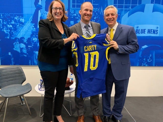 For Ryan Carty, becoming Delaware football coach is a homecoming