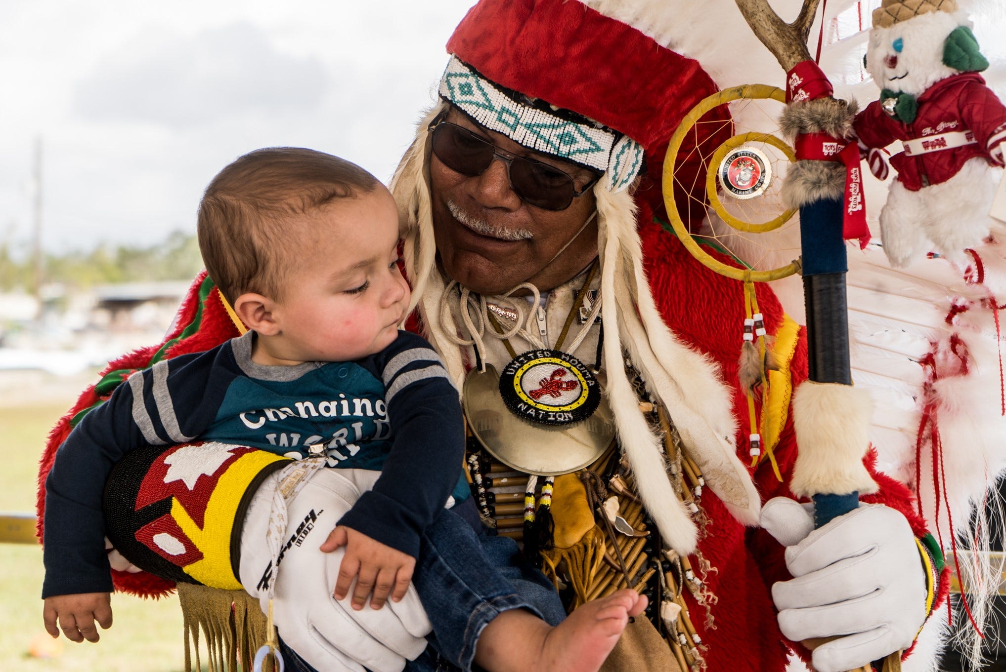 Indian Santa brings joy to bayou communities hit hard by Hurricane Ida