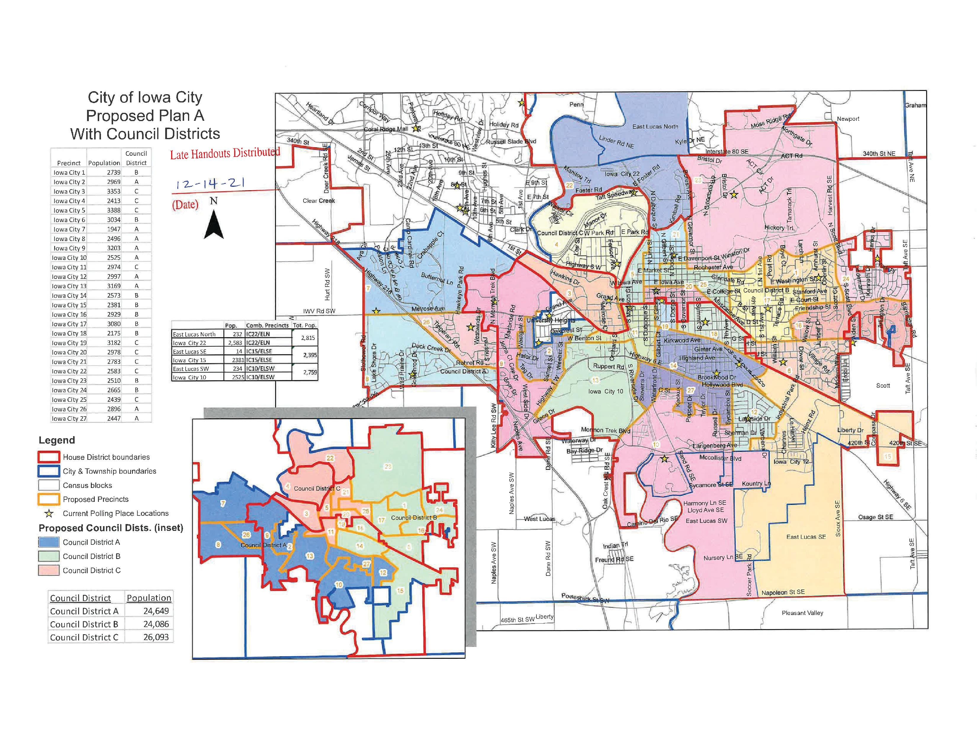 Iowa City Council chooses new voting precinct map, defying staff