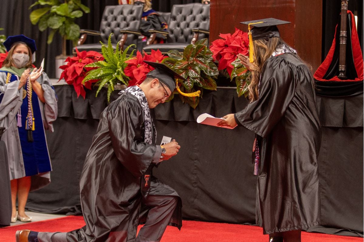 Texas Tech HSC nursing graduates share proposal on big stage