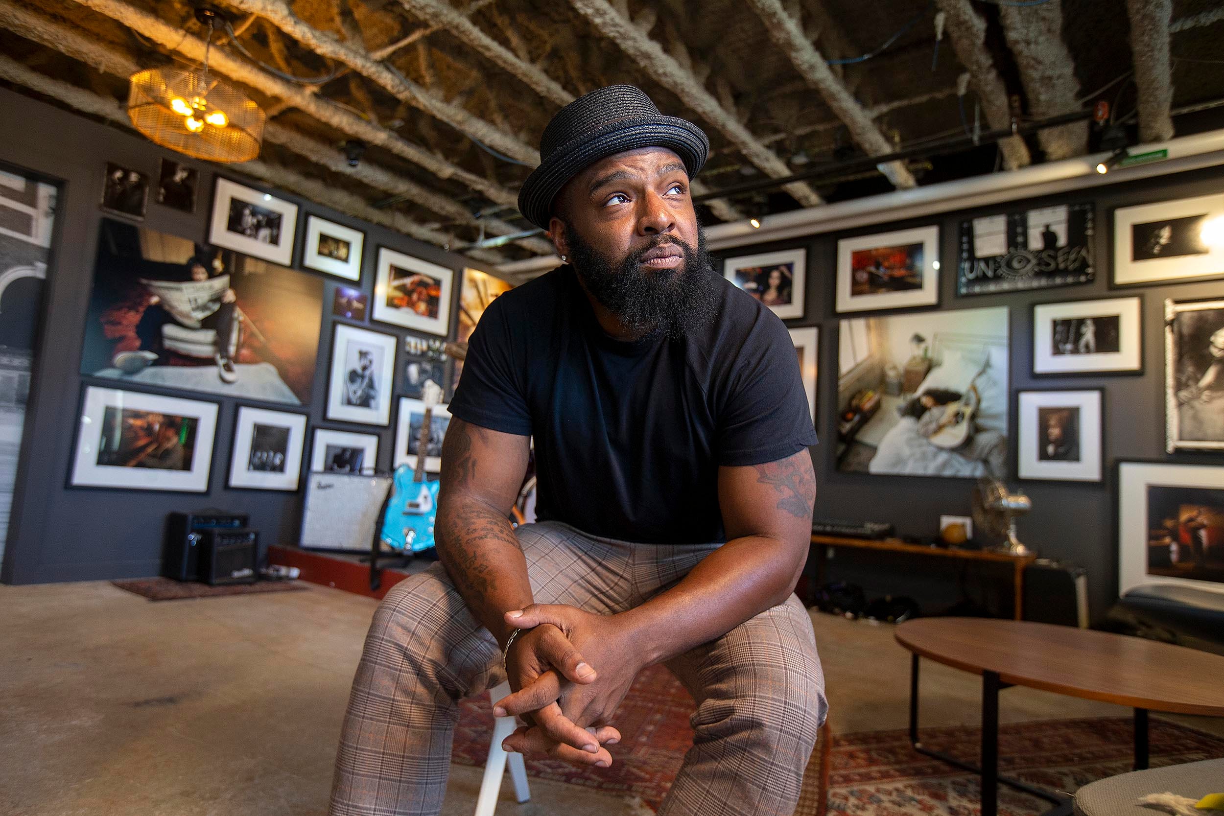 Alexander Simone, grandson of Nina Simone, delivers message of unity