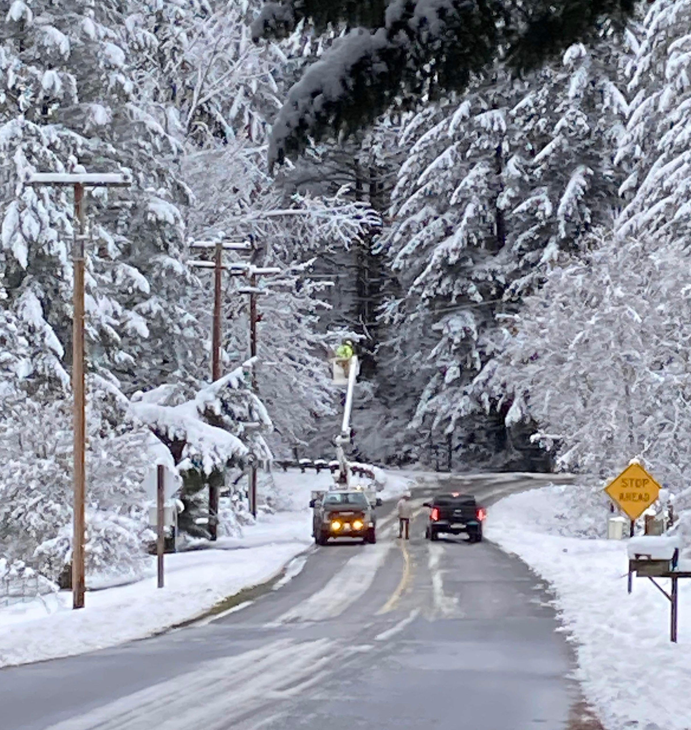 Lane County closures and delays due to winter weather