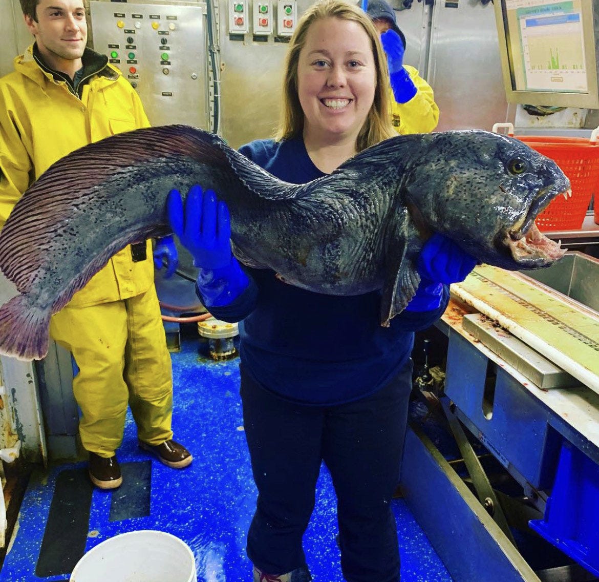 NOAA research vessel in Newport, RI, Henry Bigelow includes local woman