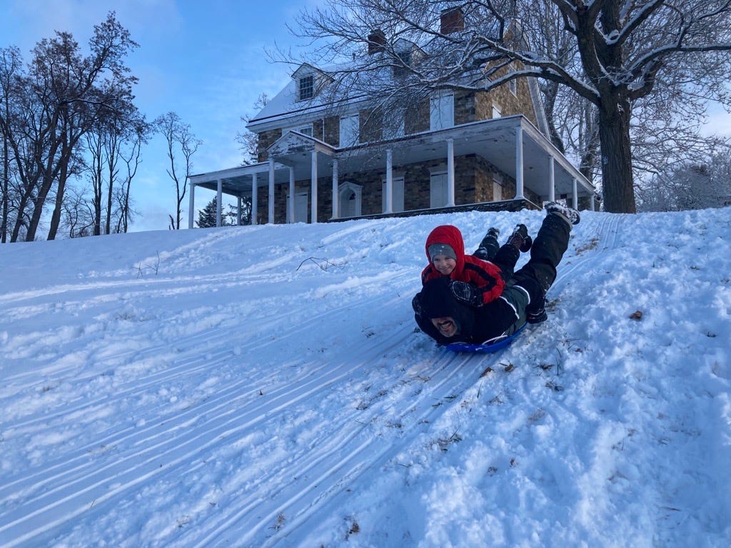 Bucks County snow: Region awakens to 1st snowfall of the season