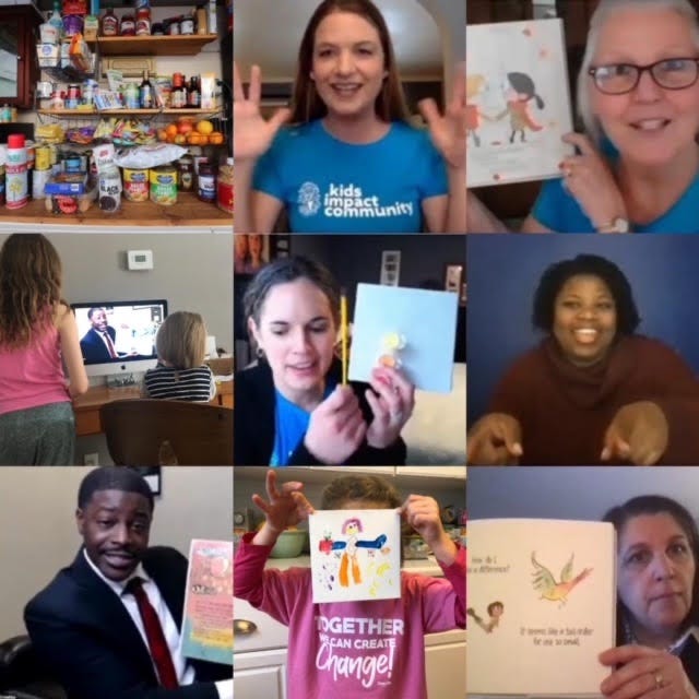 Kids Impact Community service projects on Martin Luther King Day