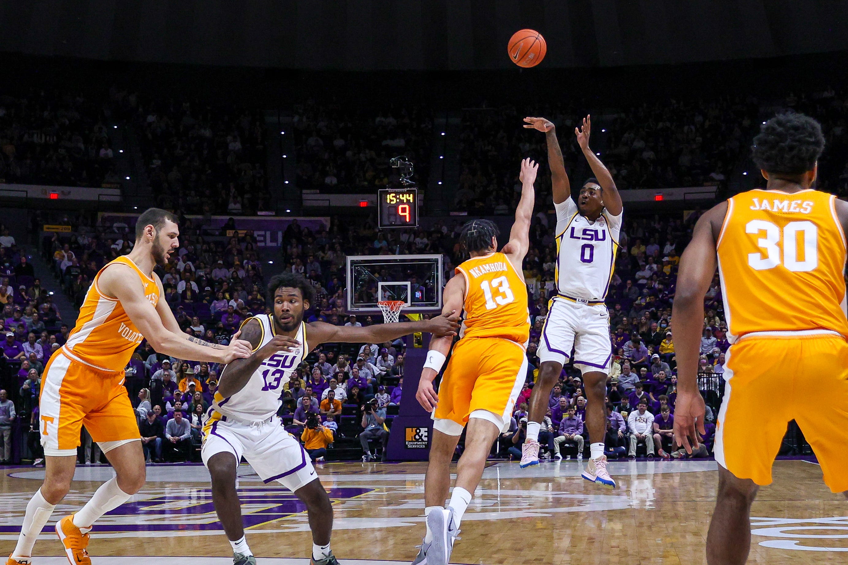 Tennessee Vols vs. LSU Tigers men's basketball video highlights, score