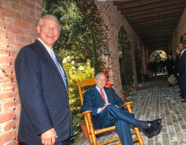 Greg Harkins has built rocking chairs for presidents and a pope