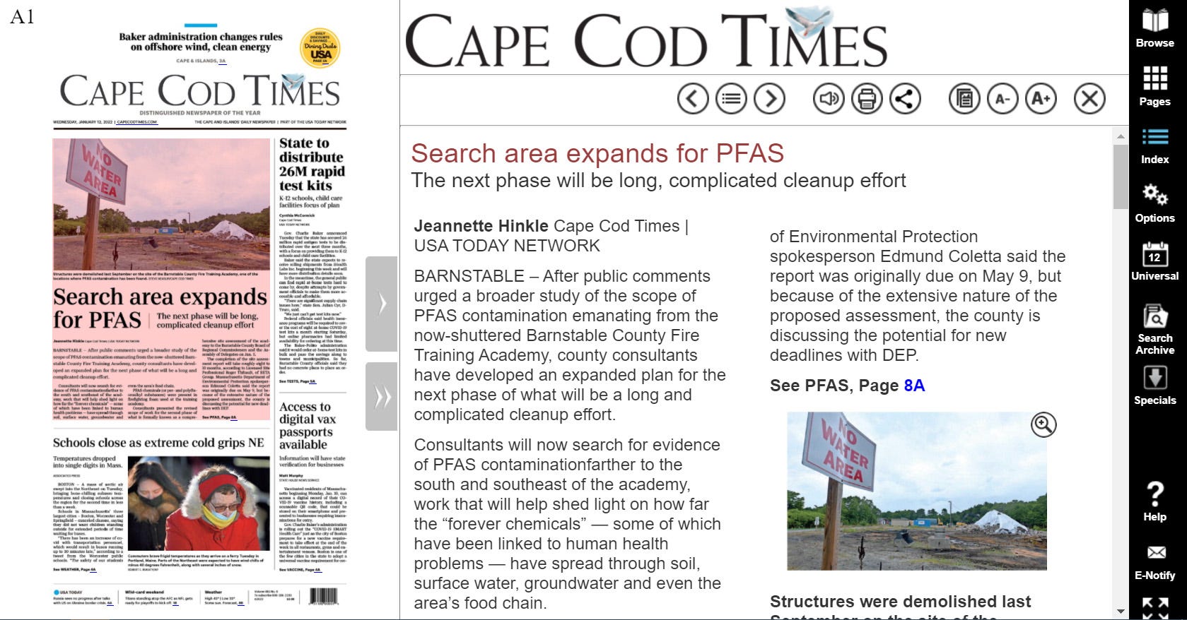 Cape Cod Times will go to six-day home delivery in March