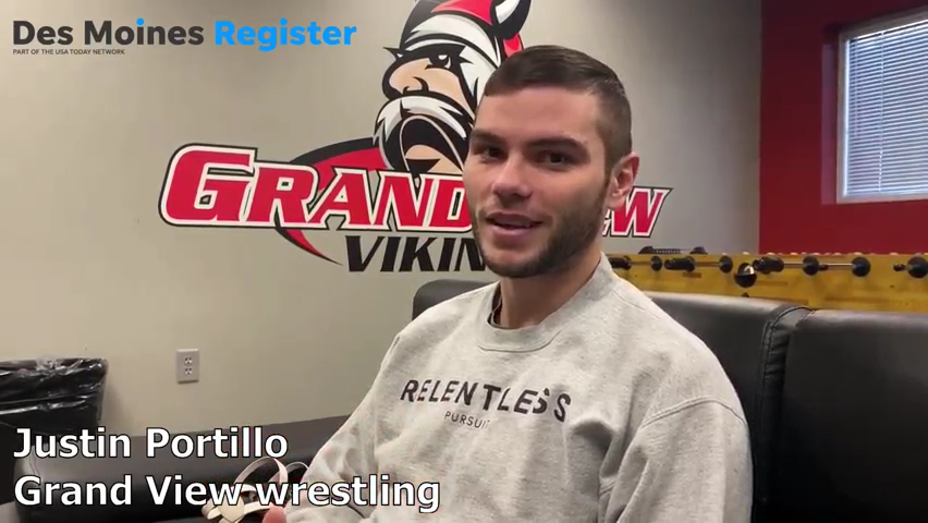 Grand View's Justin Portillo will wrestle his twin brother, Josh, this ...