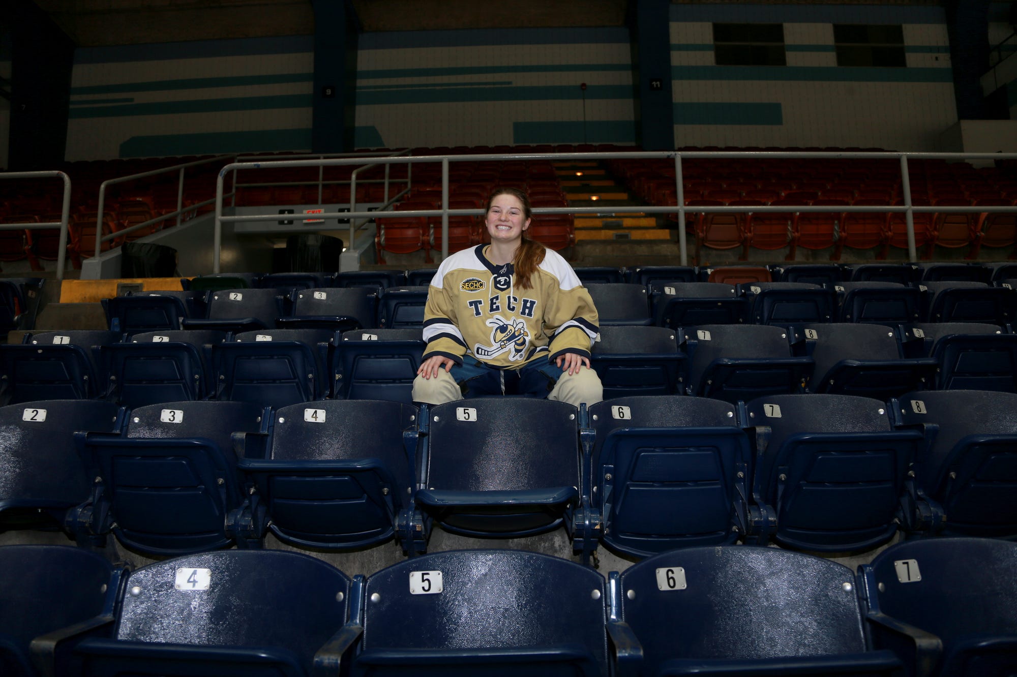 Eva Erickson is lone female player at Enmarket Savannah Hockey Classic