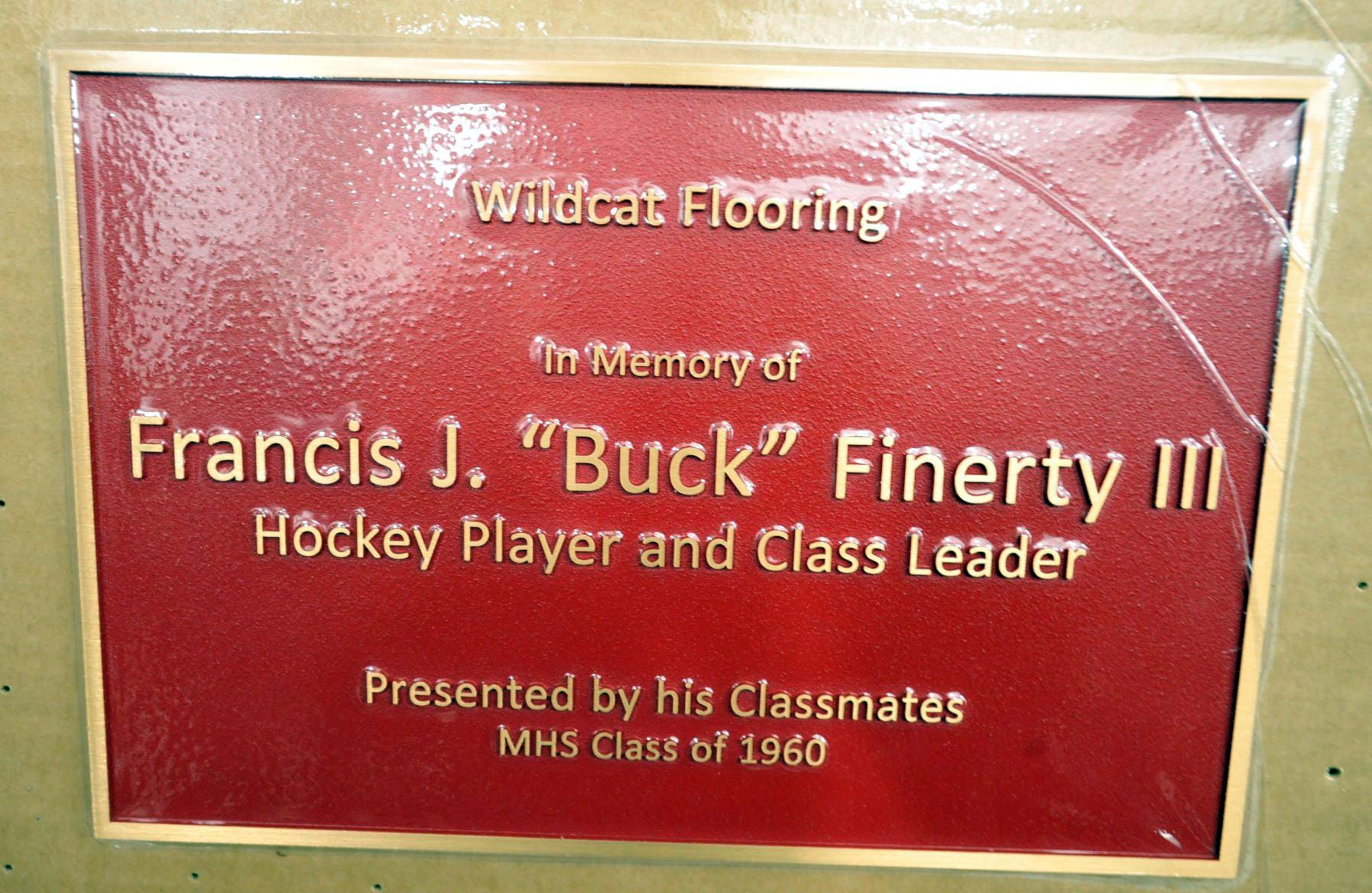 Milton High Class of 1960 honors Buck Finerty with gift to Ulin Rink