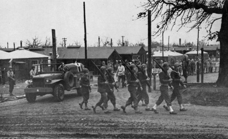 Timepiece: German POWs at Camp Chaffee