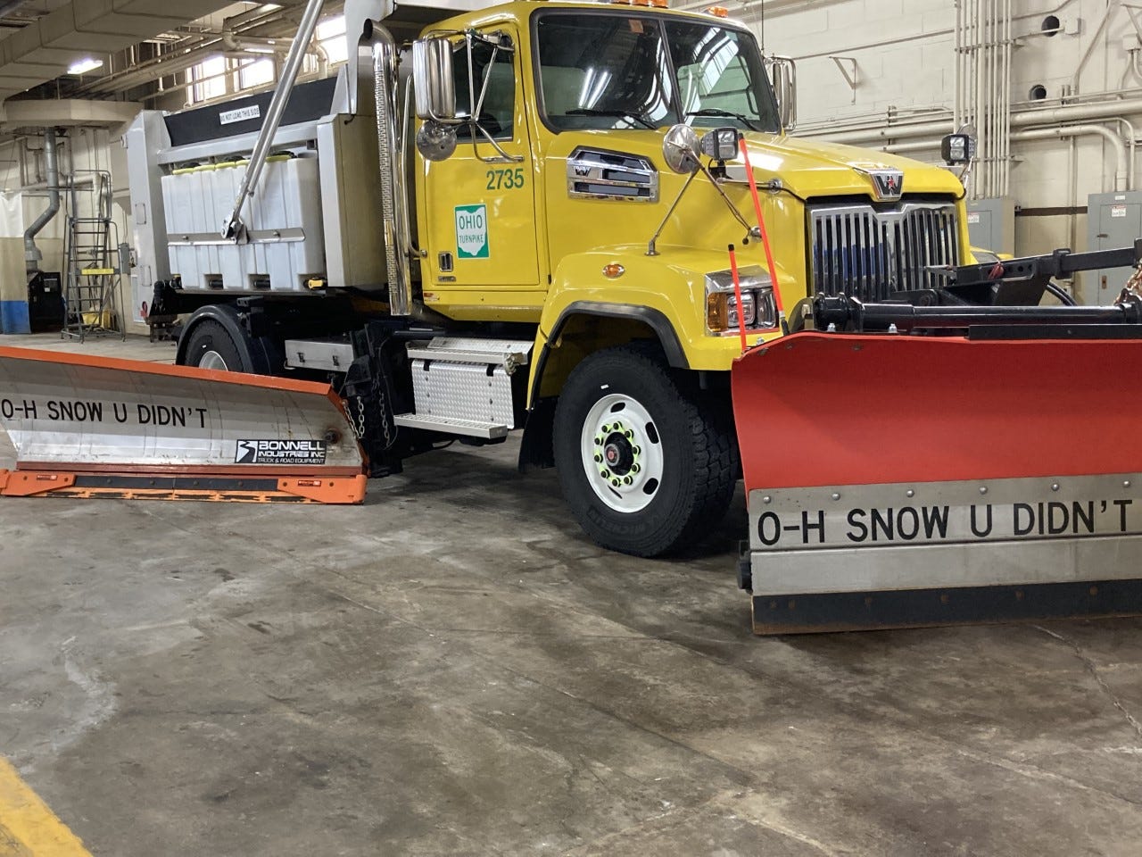 Snowplows given names such as Snow Force One in a naming competition