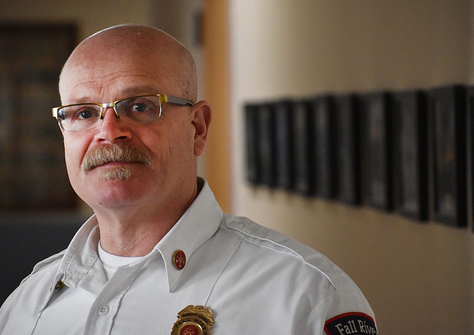 Fall River swears in Roger St. Martin as fire chief