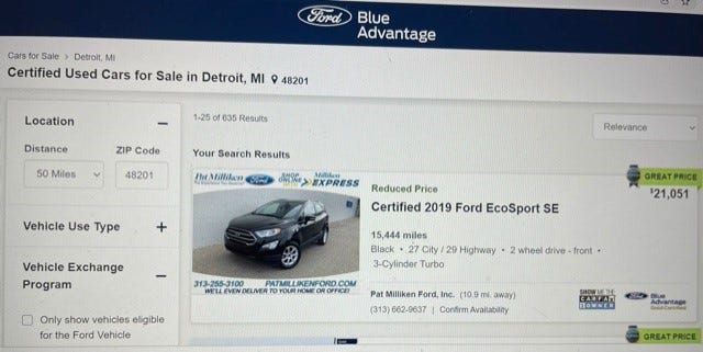Ford Blue Advantage to give used vehicle buyers money-back guarantee