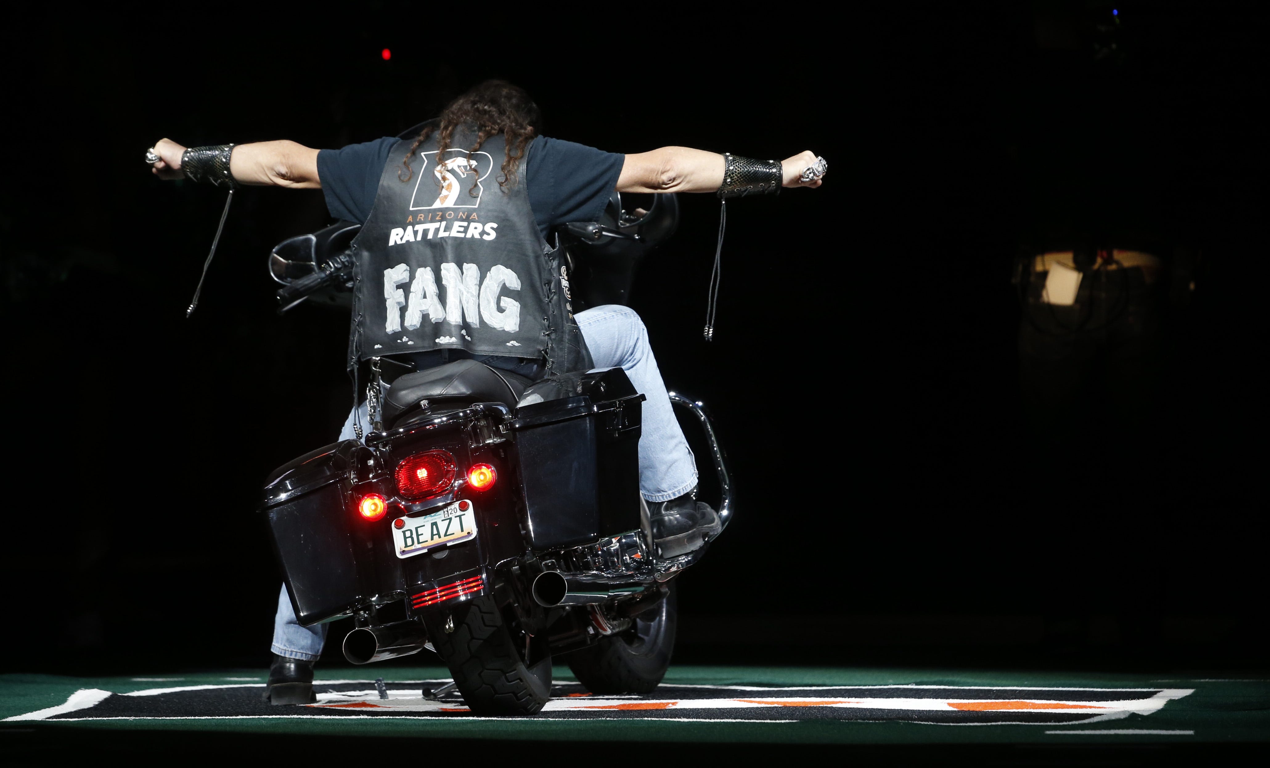 Brian Beazer, the Rattlers' long-time Harley-riding Fang, has died