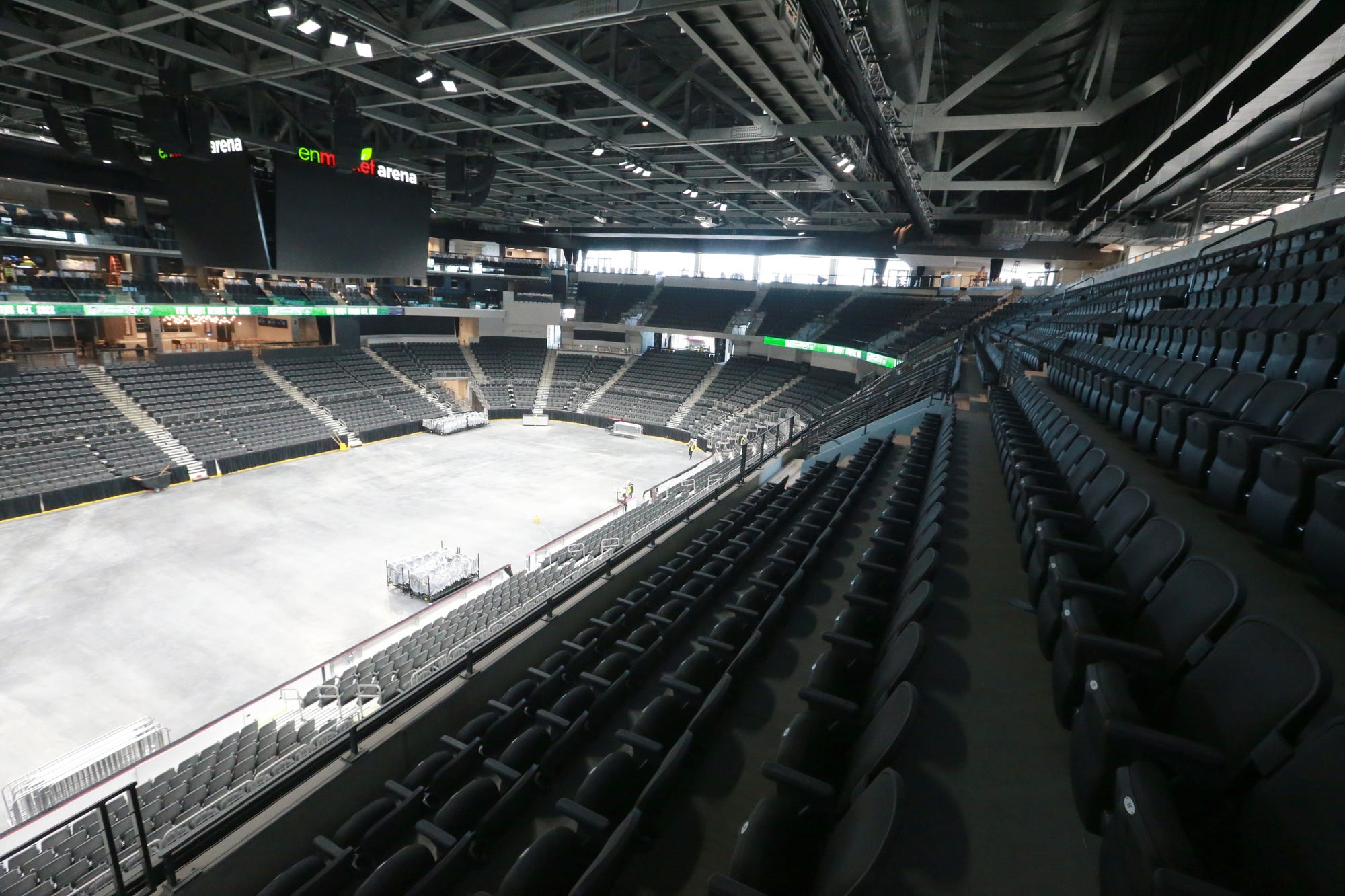 Enmarket Arena open to host sporting events like hockey, basketball