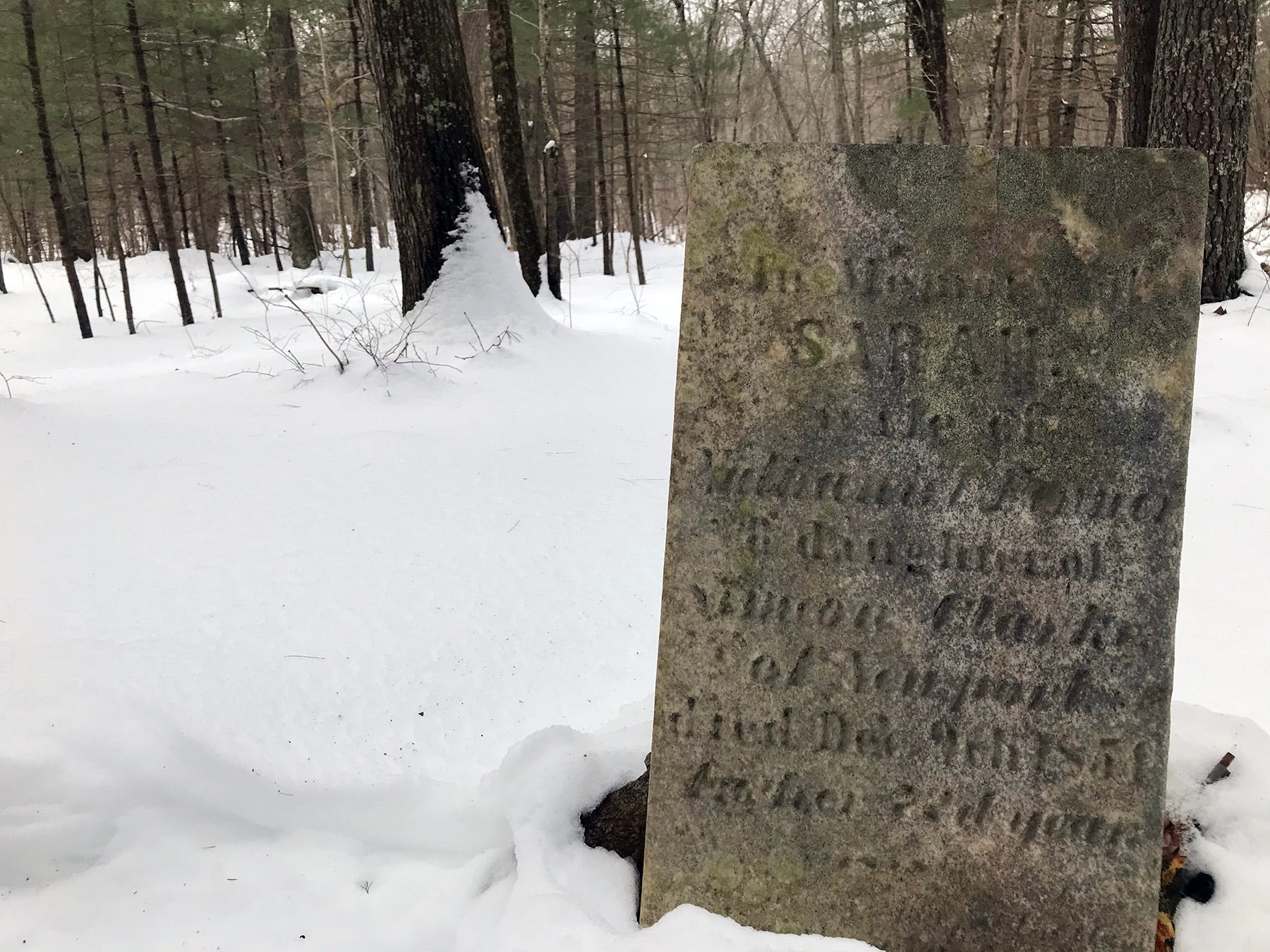 Exeter's Cuttyhunk Brook Preserve has a smallpox cemetery along trail