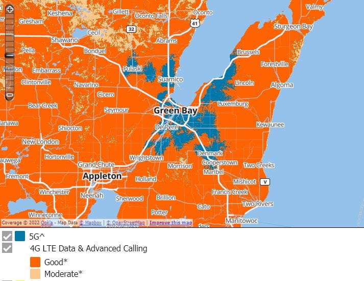 Cellcom launches 5G network in Green Bay, Brown, Shawano counties