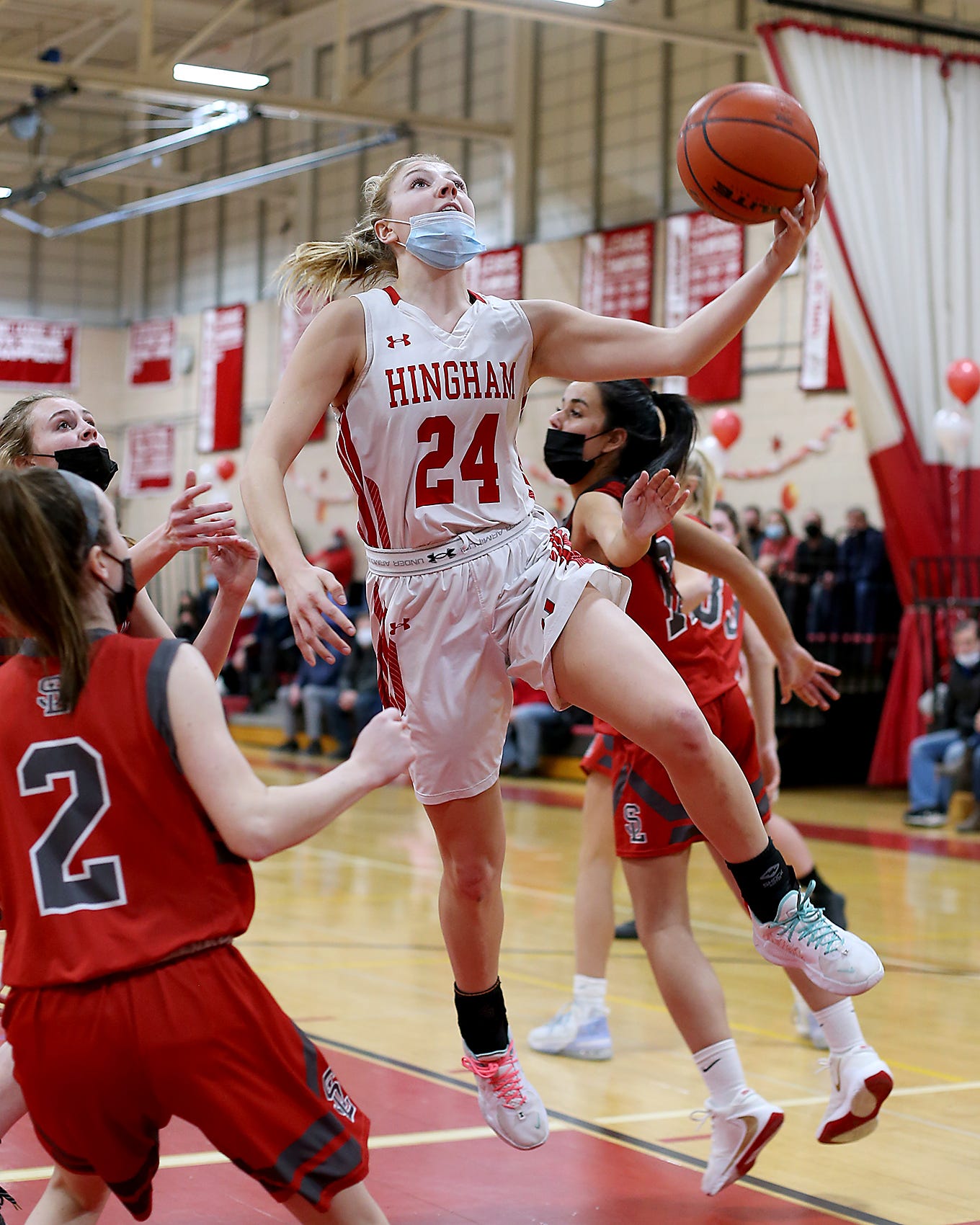 Perry Blasetti is the latest of four sisters to play hoop for Hingham