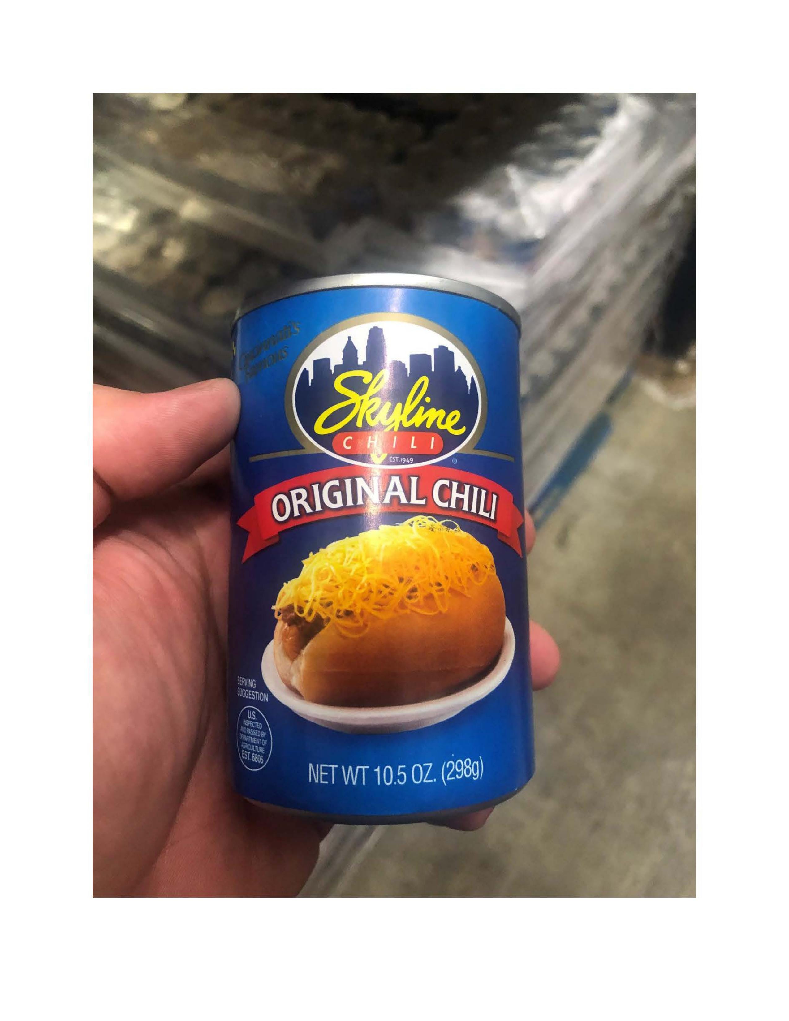 Skyline chili cans under recall after mislabeling, cream of chicken ...
