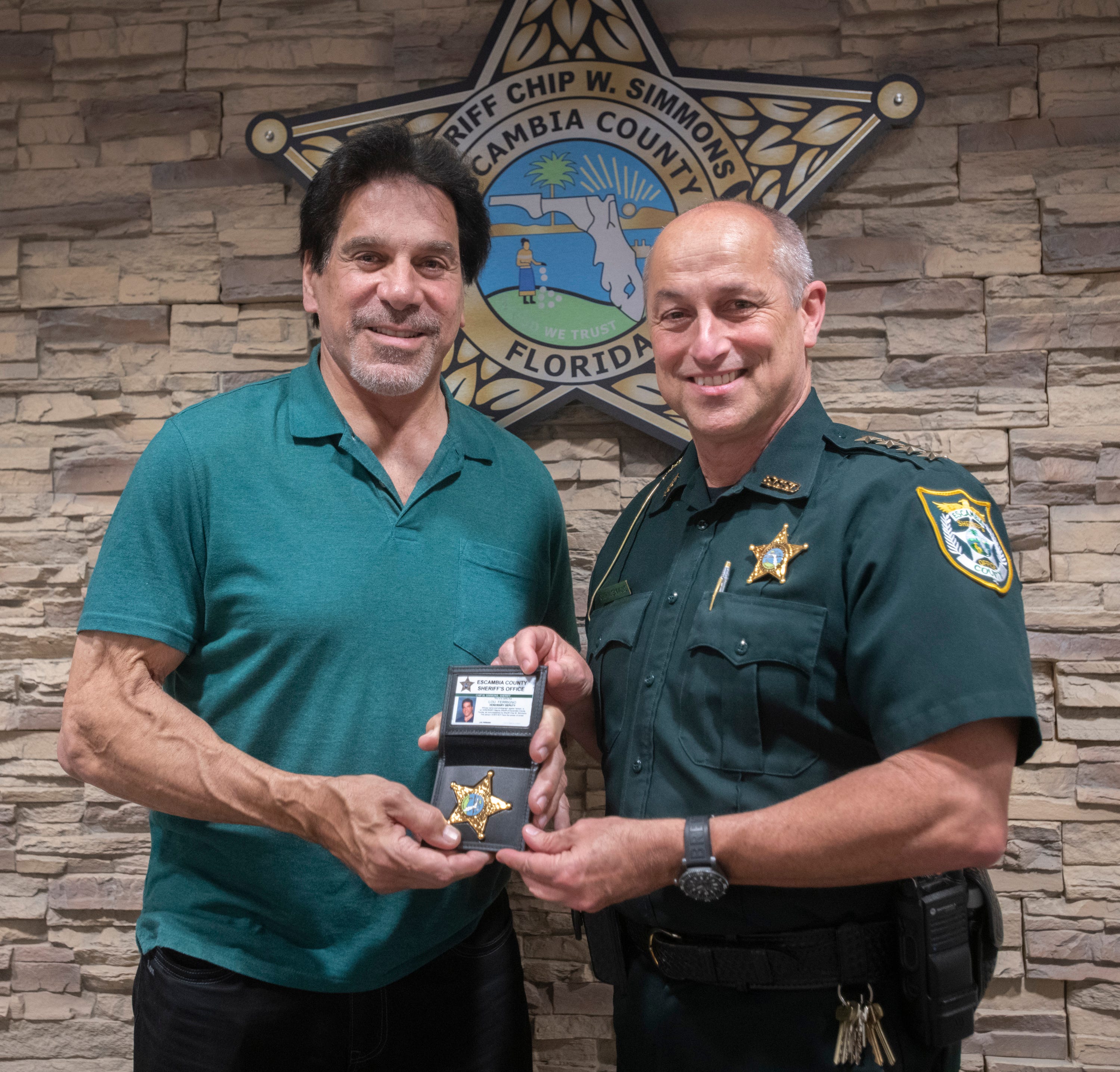 Lou ‘the Hulk’ Ferrigno deputized at Escambia County Sheriff's Office
