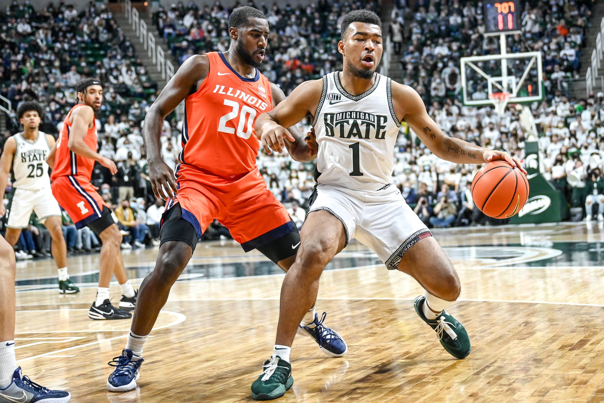MSU basketball: Pierre Brooks' humbling start took a turn at Christmas