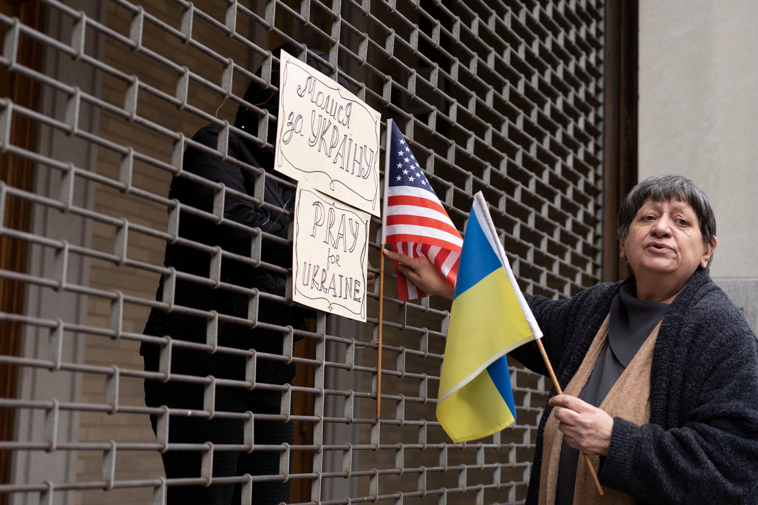 Ukrainian Americans express anger, sadness as Russia invades