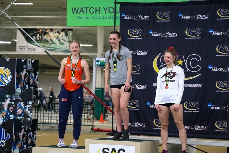 Former area track stars shine for Lenoir-Rhyne at SAC Championships