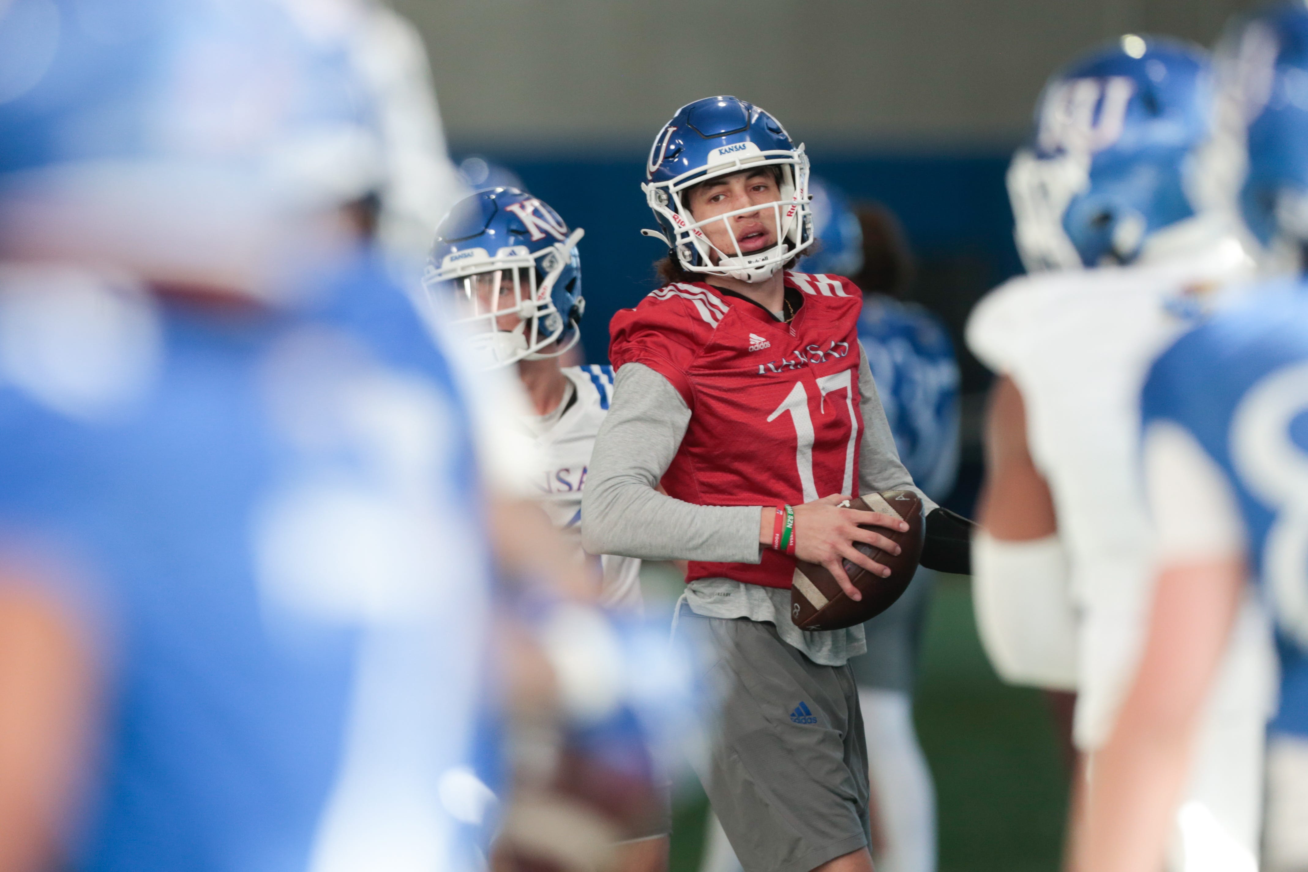 What Jason Bean said about Kansas football's quarterback competition