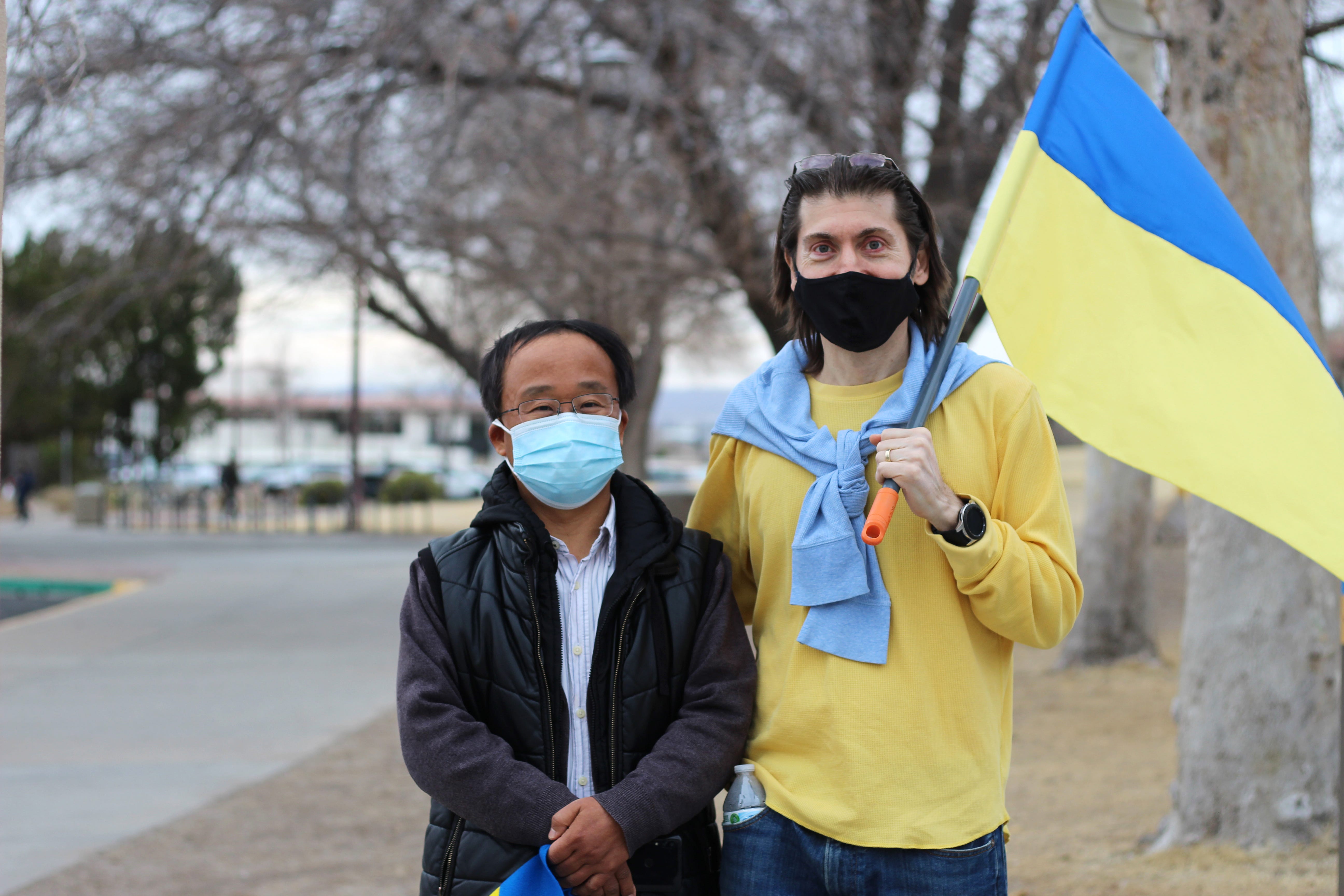 NMSU math professors stage protest to denounce Russia-Ukraine war