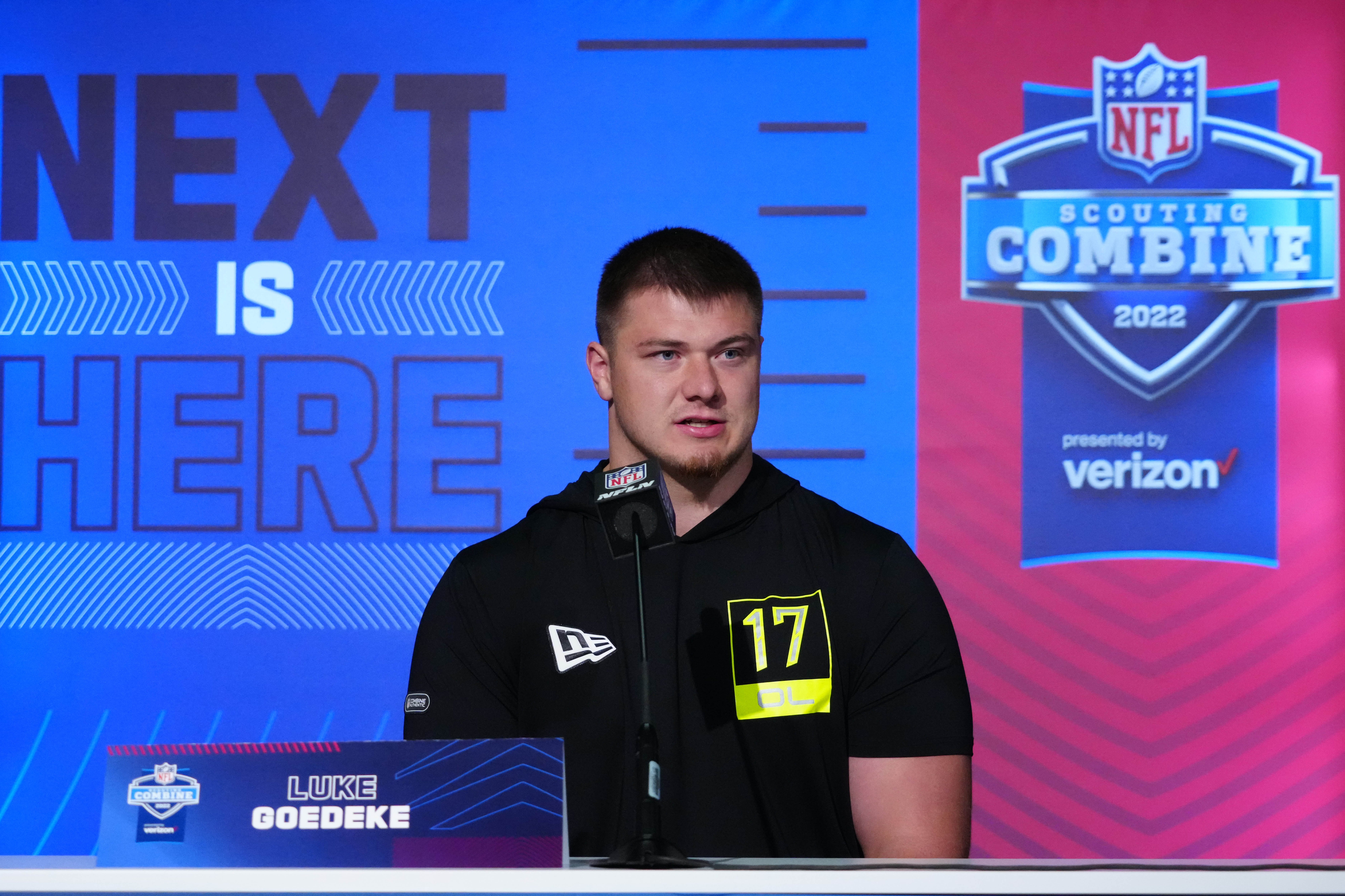 Tampa Bay Buccaneers 2022 NFL draft pick Luke Goedeke has big goals