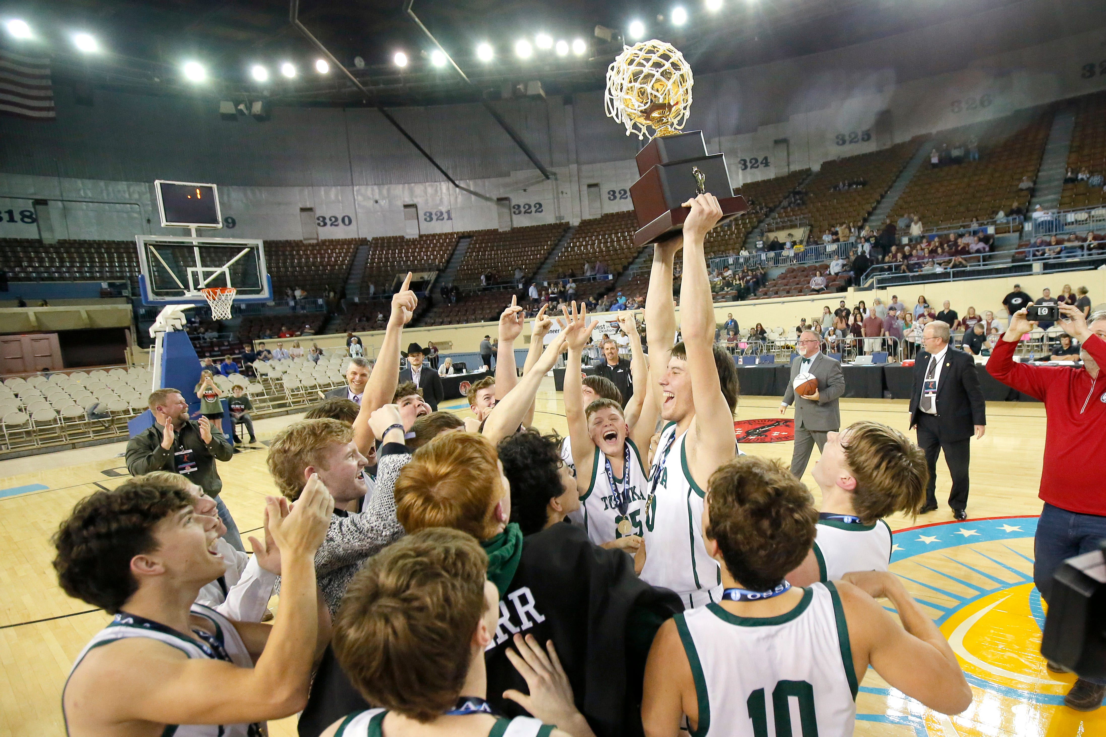 Tushka knocks off Garber for OSSAA Class A boys basketball state title