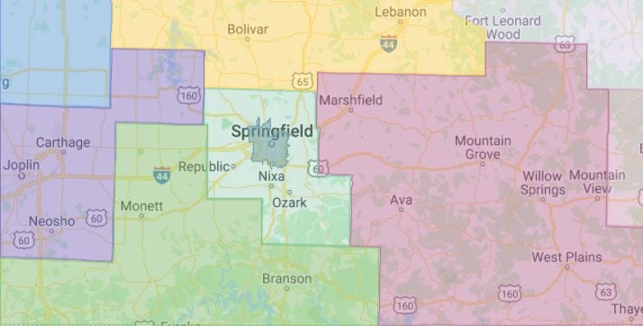 Springfield, southwest MO get new Senate districts under proposed map