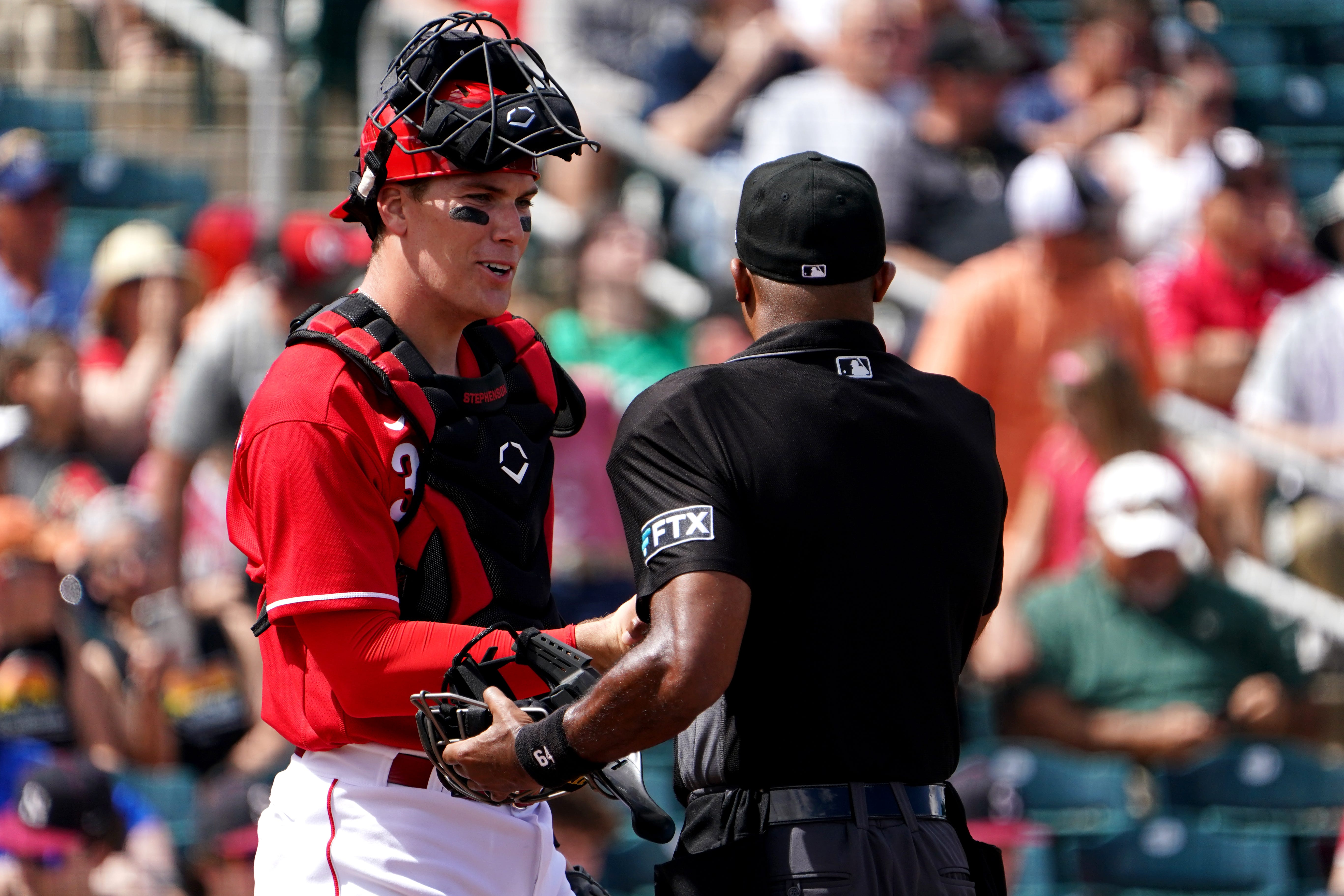 The bond between Cincinnati Reds catcher Tyler Stephenson and Joe Singley
