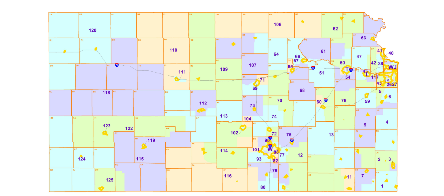 Kansas redistricting maps pass with bipartisan support in the House