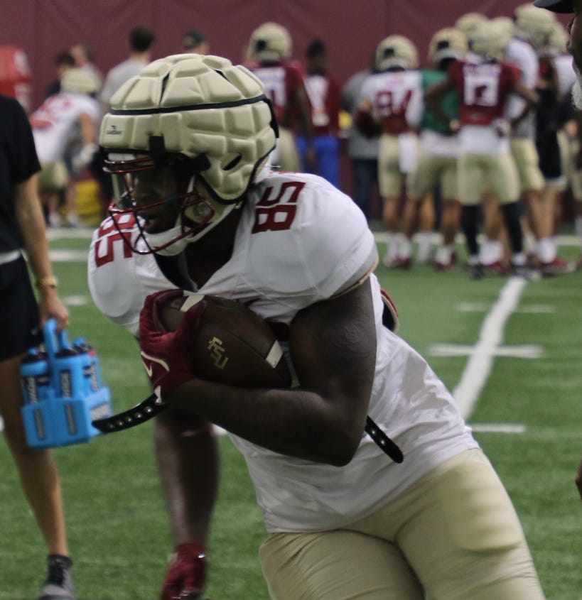 FSU football coach Chris Thomsen talks tight ends, Johnny Wilson and more