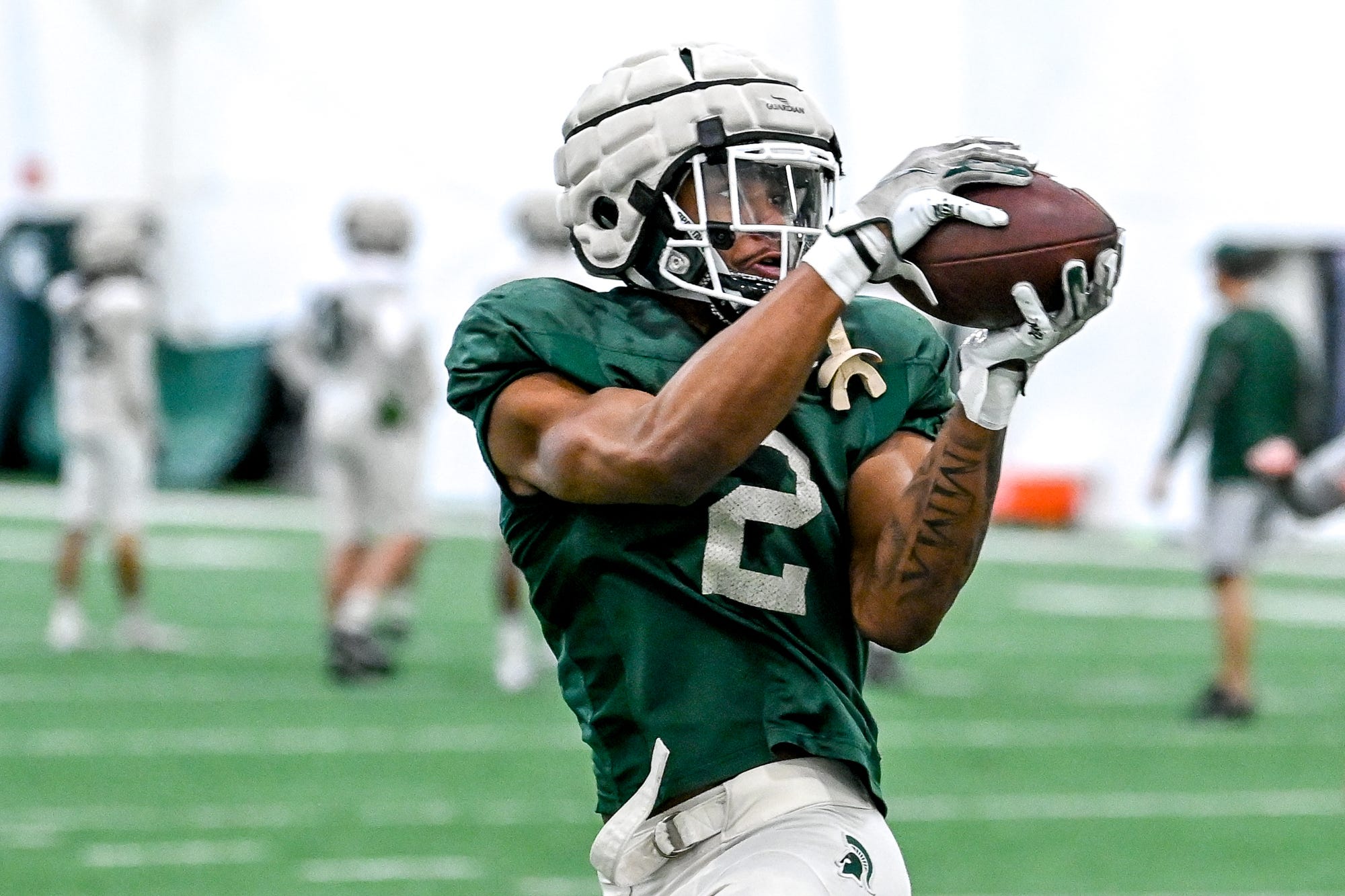 Michigan State football: Jalen Berger starts to emerge in RB battle