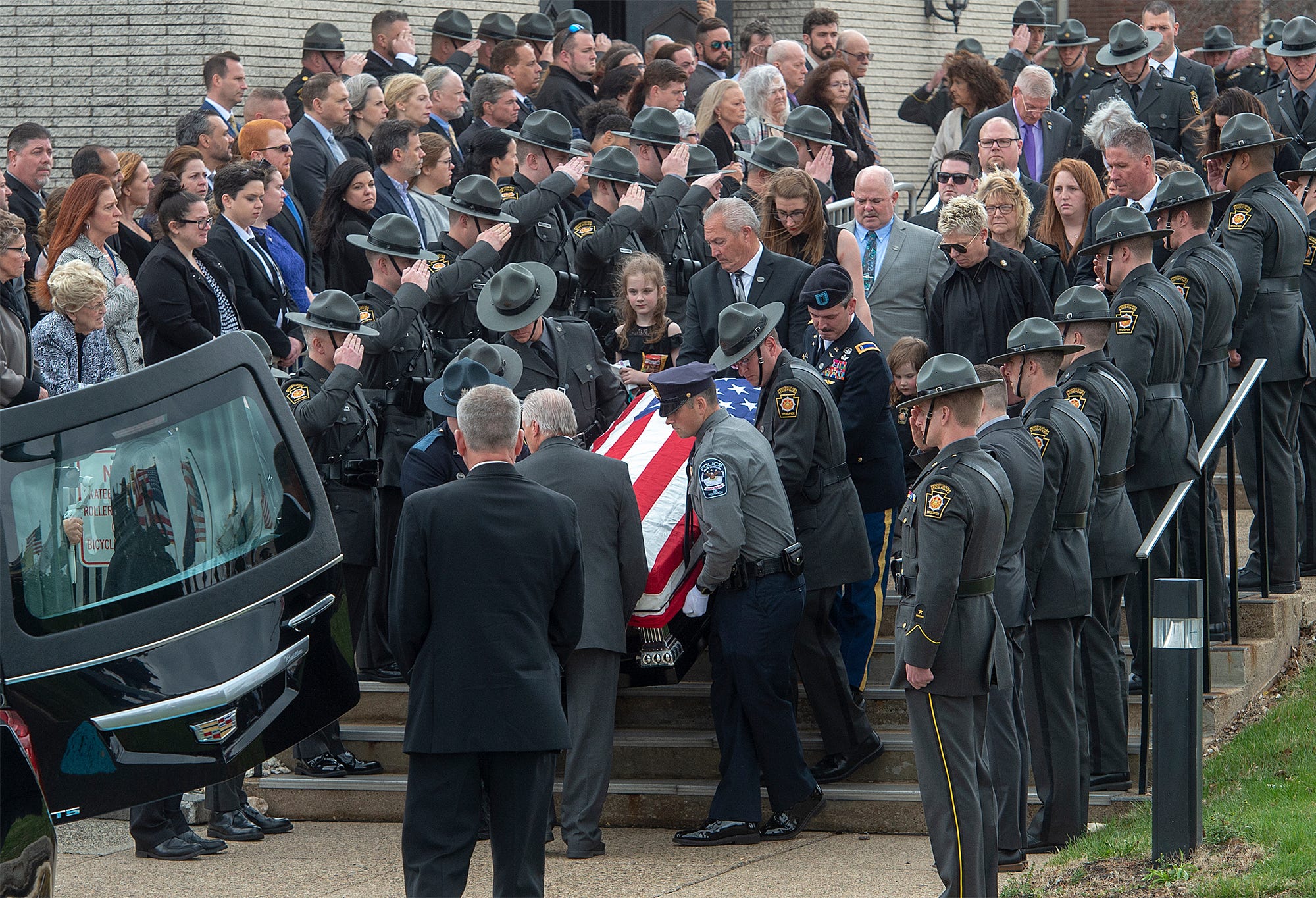 PA state trooper funeral brings out police, community in Levittown