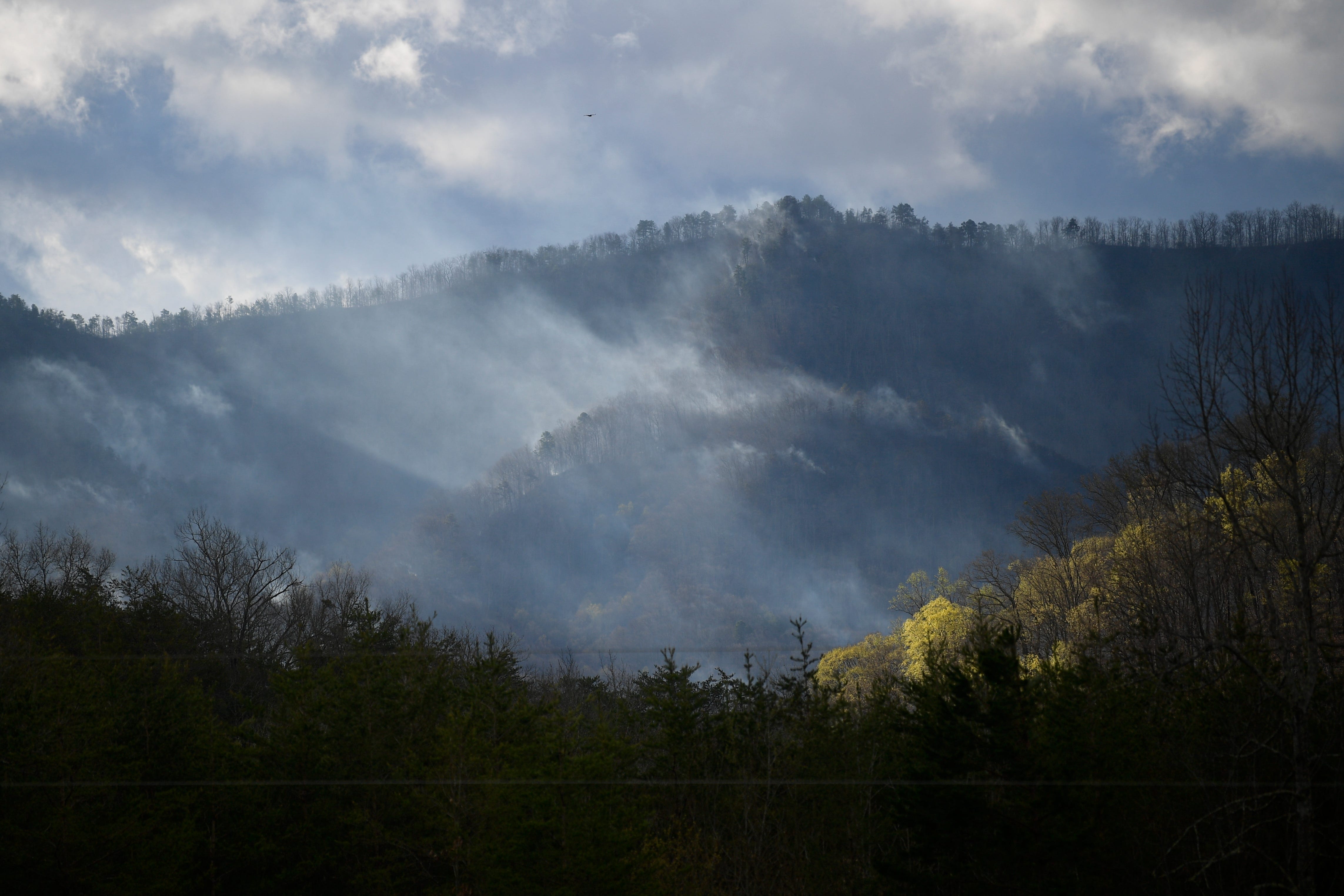 East Tennessee wildfires: Crews battle Smokies fires in Wears Valley