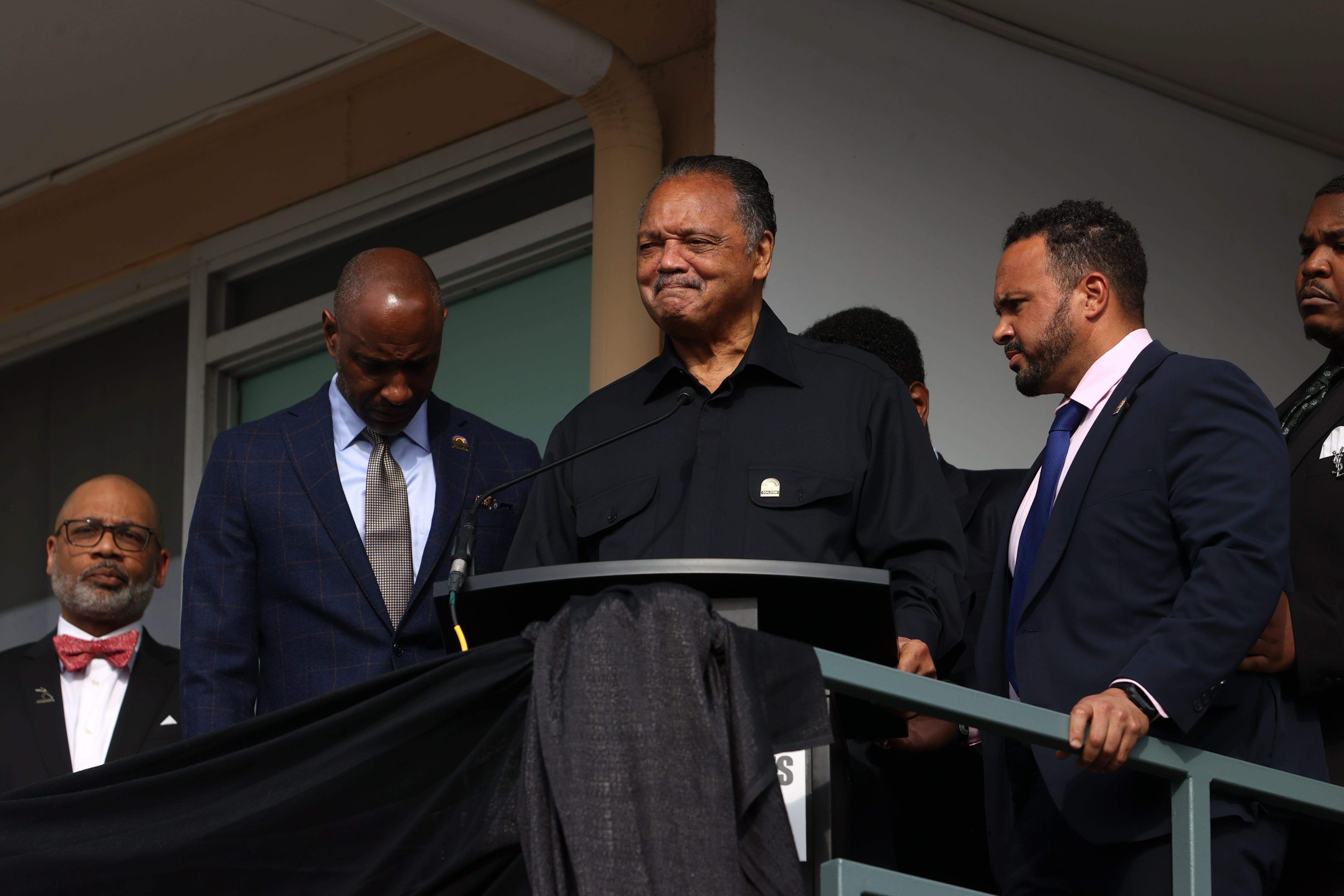 The Rev. Jesse Jackson visits Memphis for anniversary of MLK's death