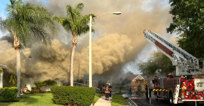 Naples couple saved by passerby who saw fire in garage
