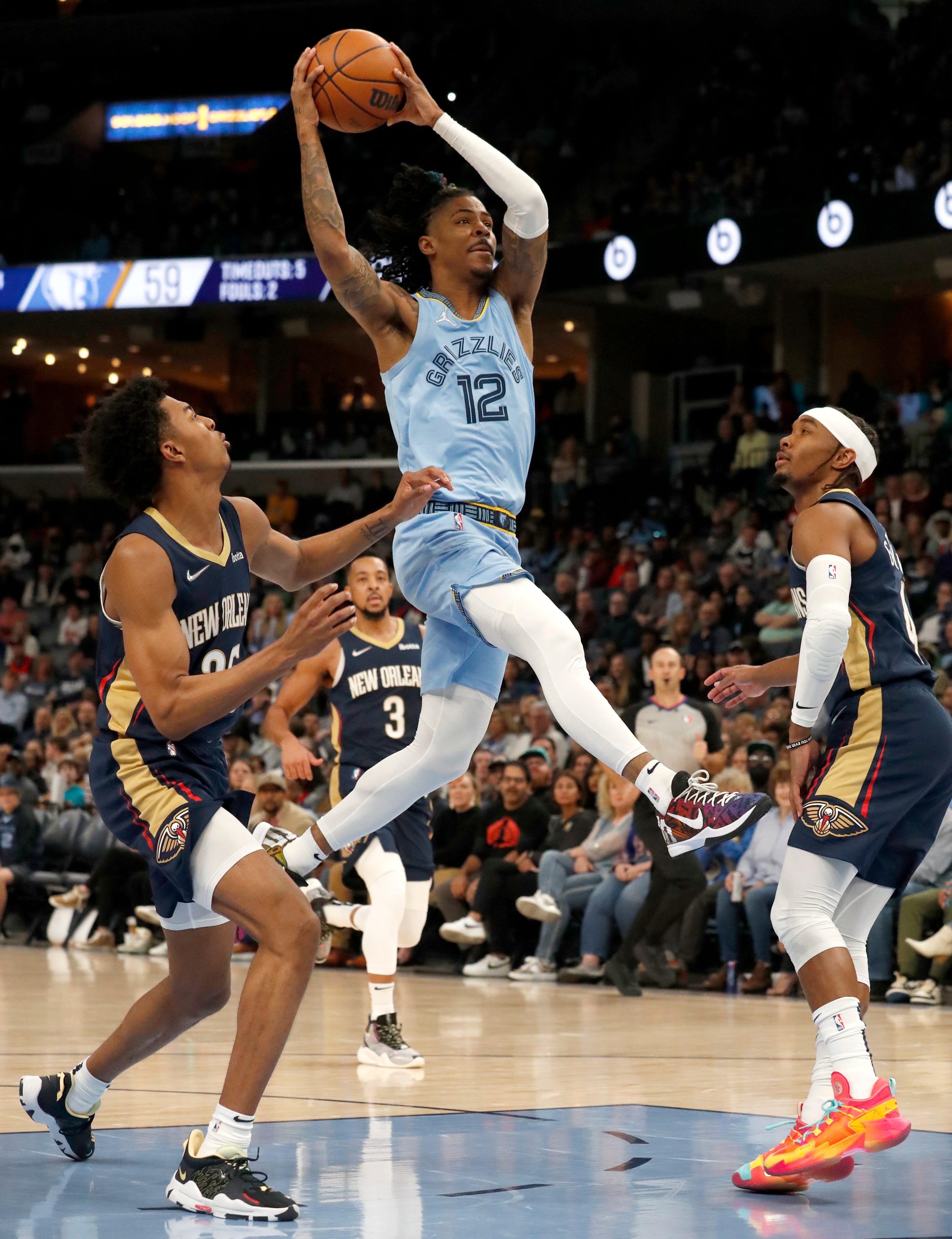 Memphis Grizzlies score vs. New Orleans Pelicans: live updates