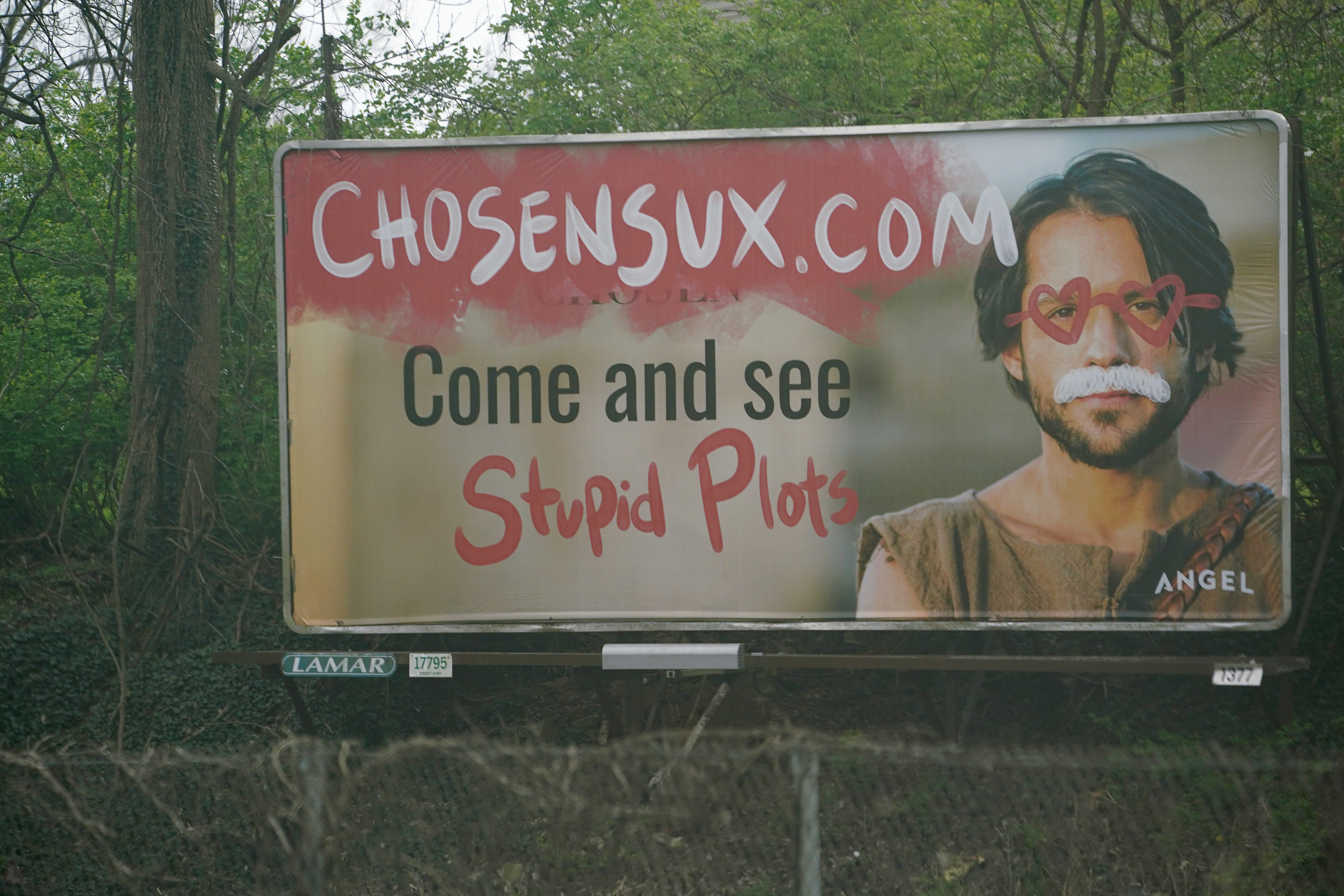 Defaced 'Chosen' billboard in Cincinnati explained