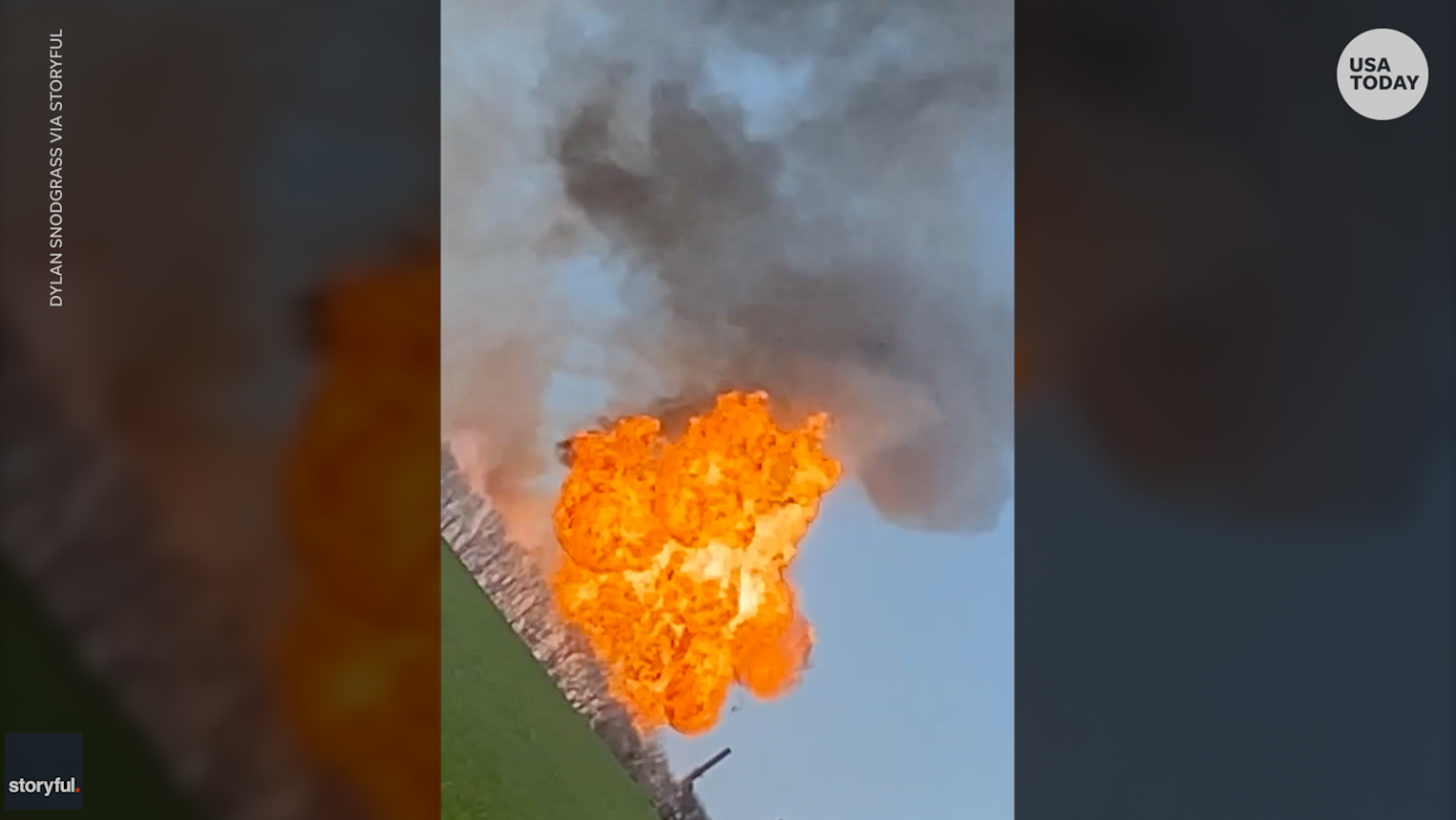 Two injured after explosion, fire at natural gas factory in Kansas