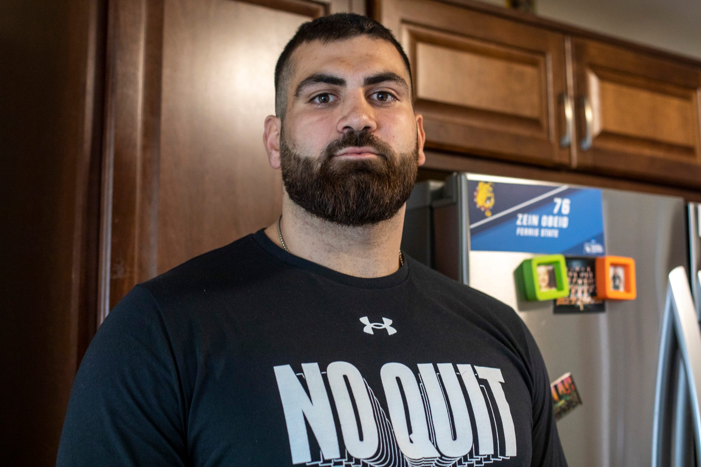 Ferris State's Zein Obeid survived war in Lebanon, awaits NFL draft