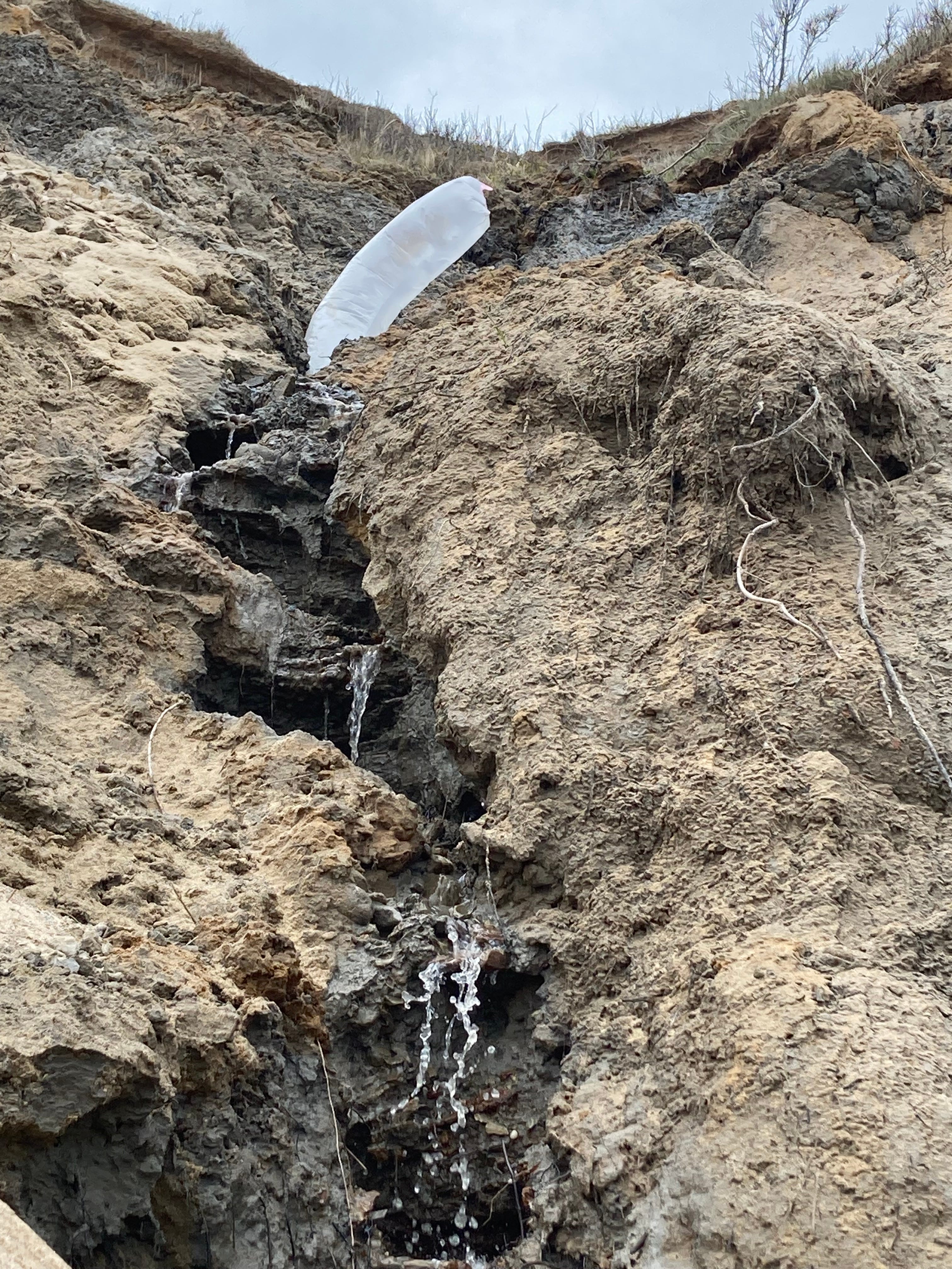 Curious Cape Cod: A waterfall on the beach in Truro?