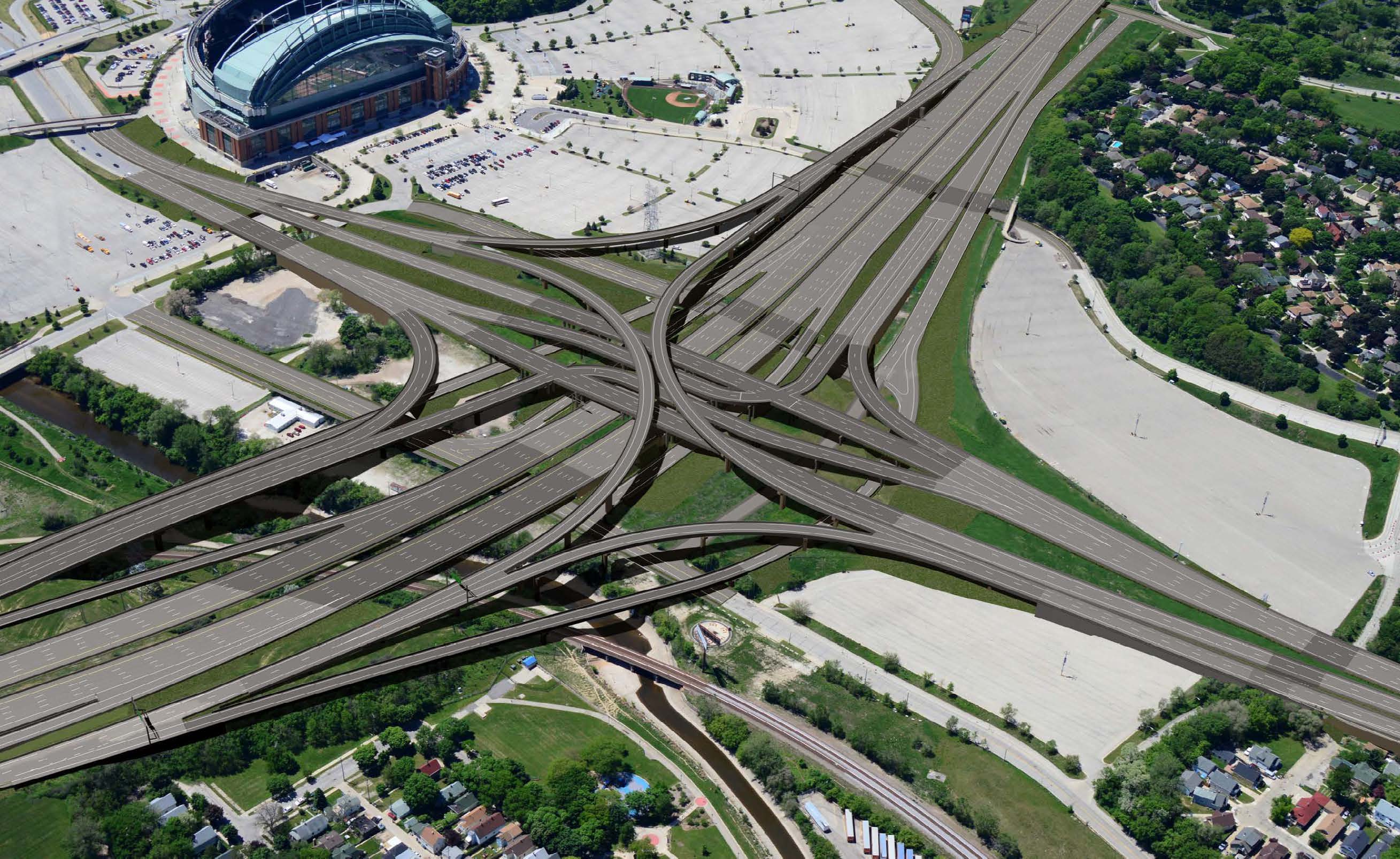 Wisconsin DOT looks at new designs for Highway 175 near stadium